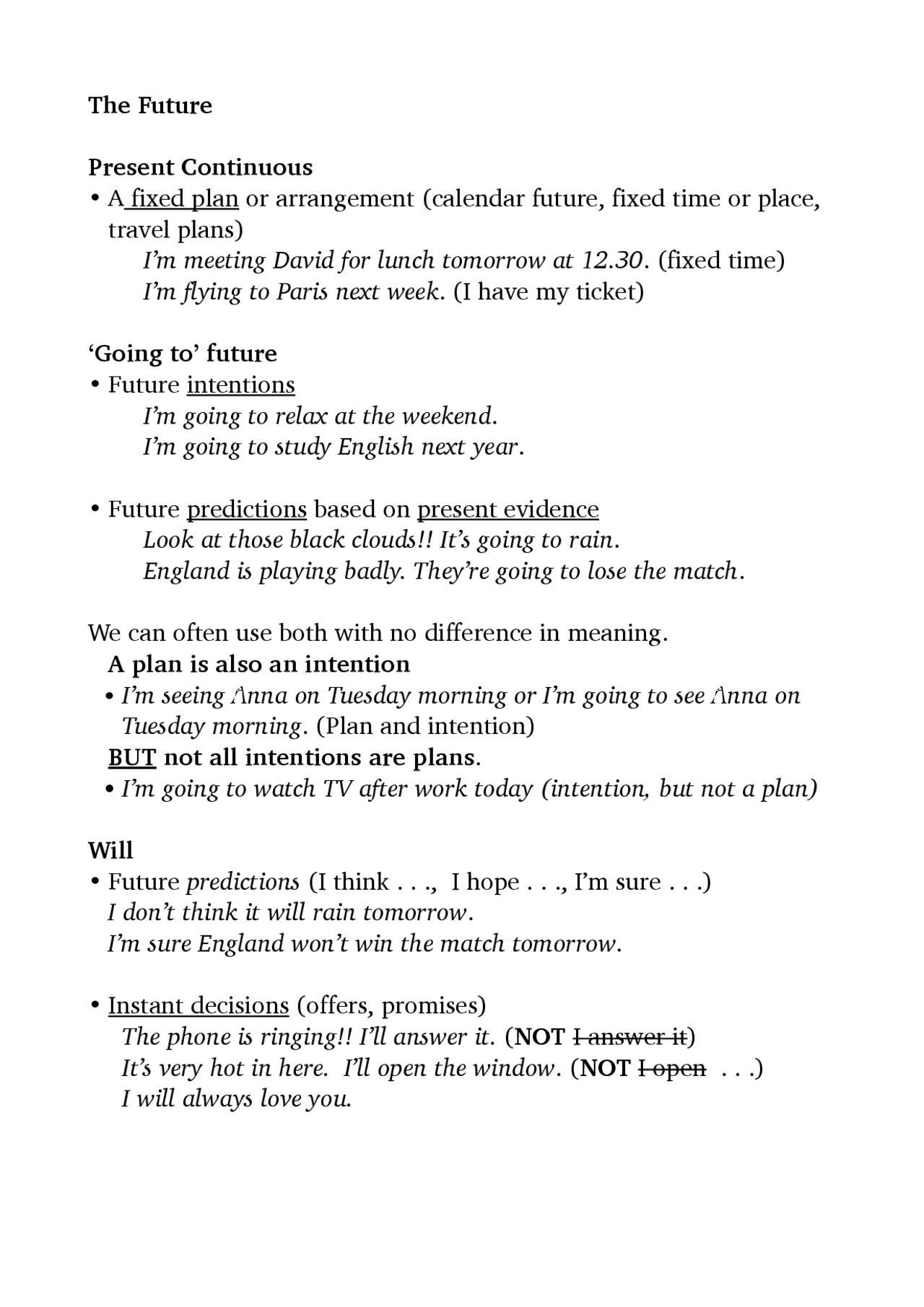 Future Forms In English Docsity future-forms-in-english-docsity