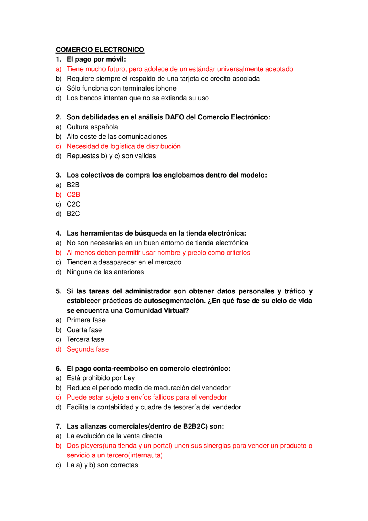 Comercio electrónico - Docsity