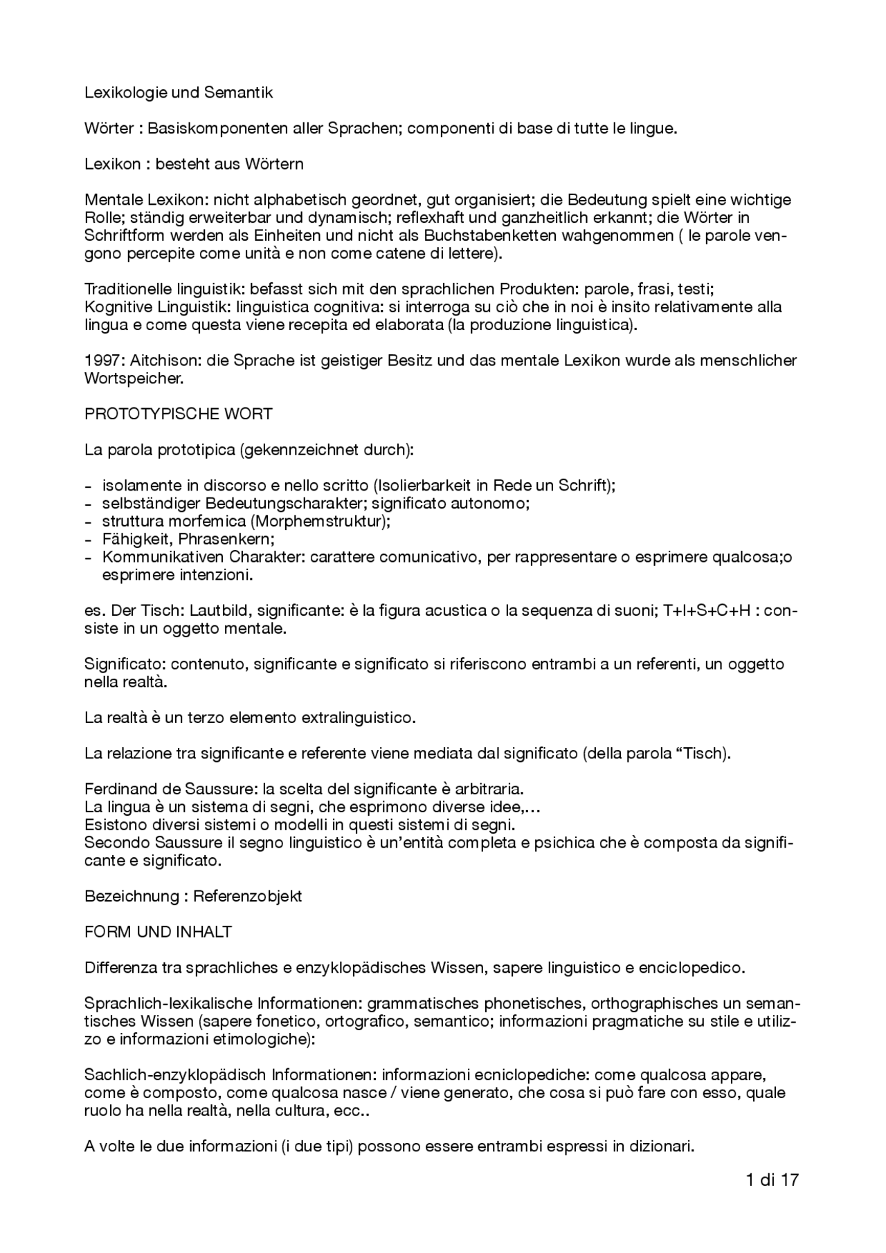 Riassunto Corso Monografico Verdiani Lingua Tedesca Iii Docsity