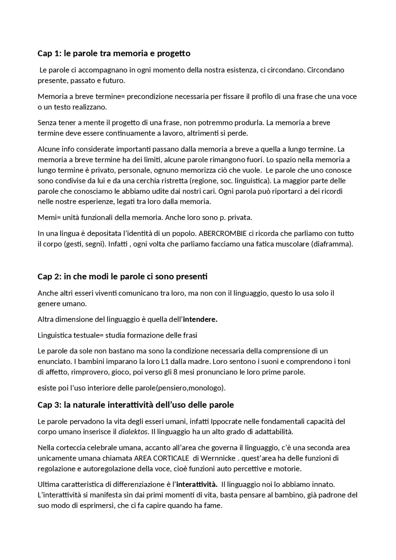 Prima Lezione Sul Linguaggio Tullio De Mauro Docsity