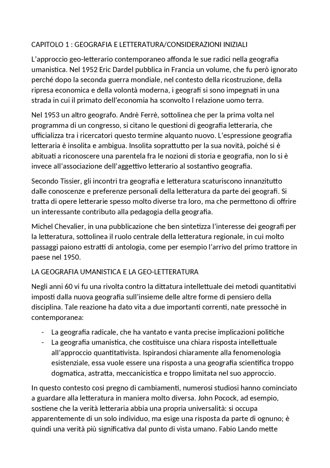 Geografia Della Comunicazione Docsity