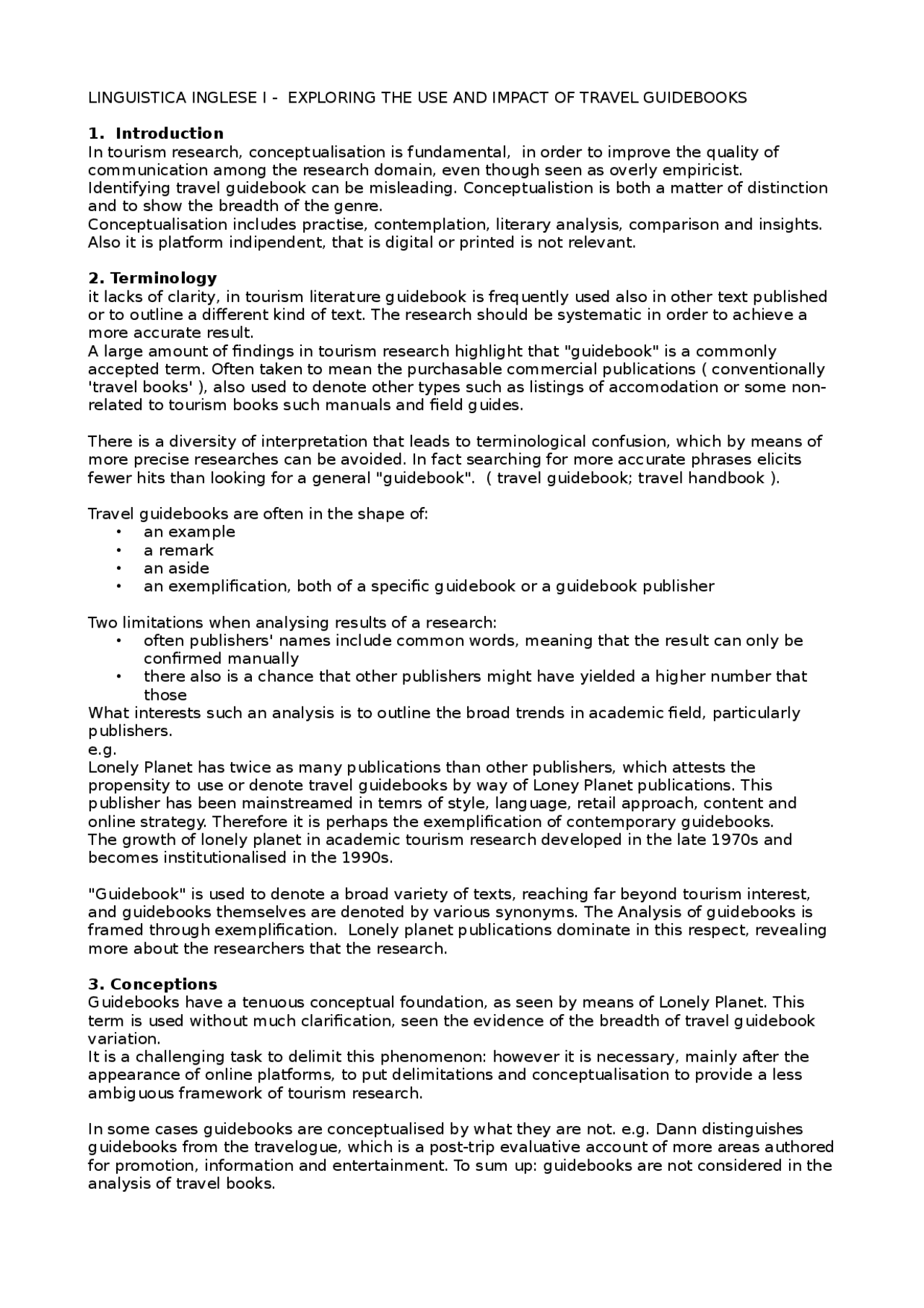 Lingua Inglese Ii Appunti Docsity