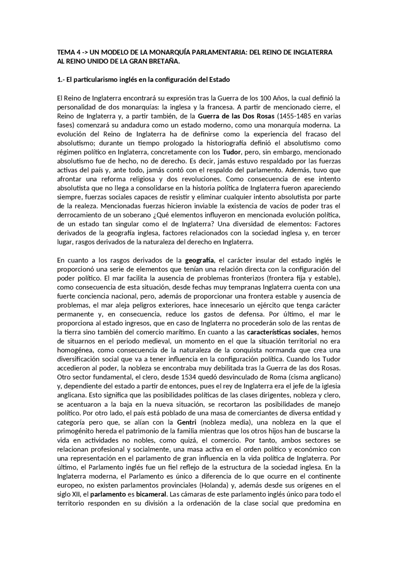 TEMA 4 HISTORIA MODERNA UNIVERSAL I - Docsity