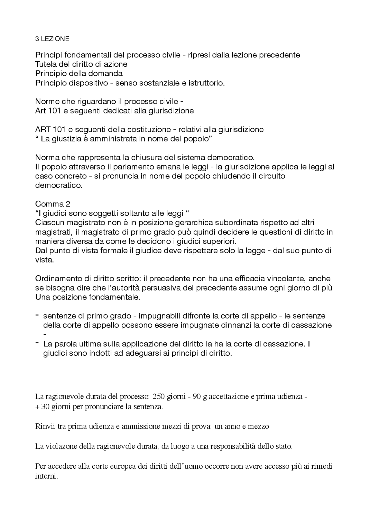 Civile Appunti Di Civile Docsity