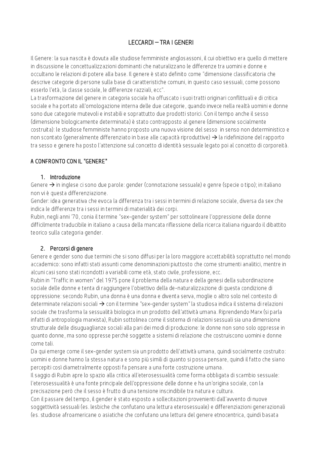 Tra I Generi Rileggendo Le Differenze Di Genere Di Generazione Di