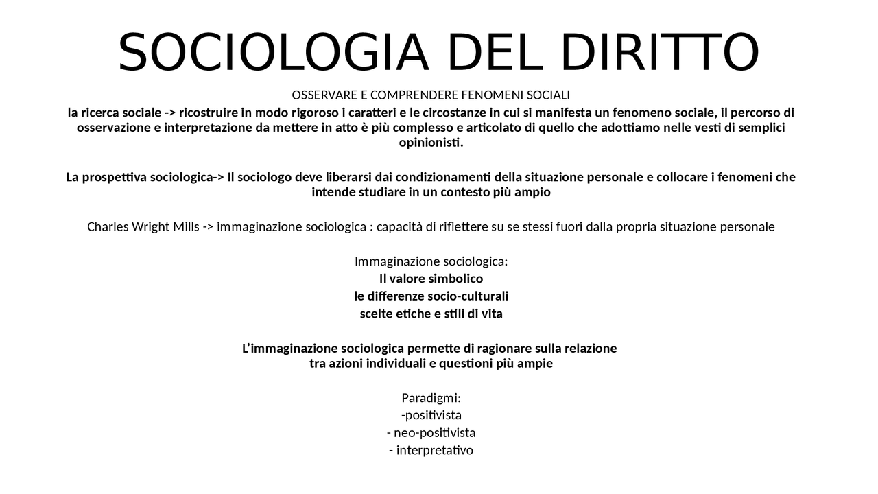 Mappe Concettuali Sociologia Del Diritto Schemi E Mappe Concettuali