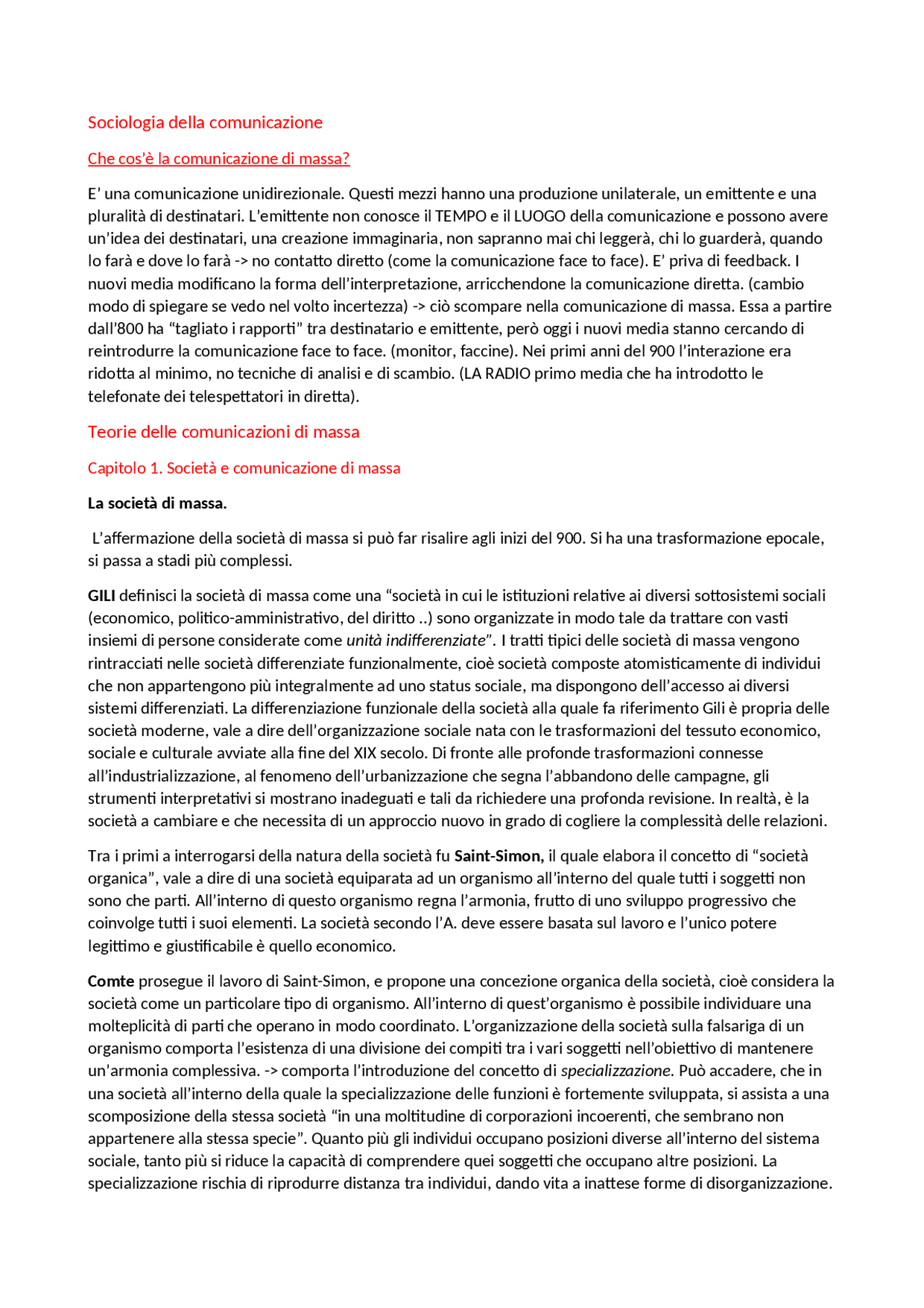 Teorie Della Comunicazione Di Massa Di Bentivegna Docsity