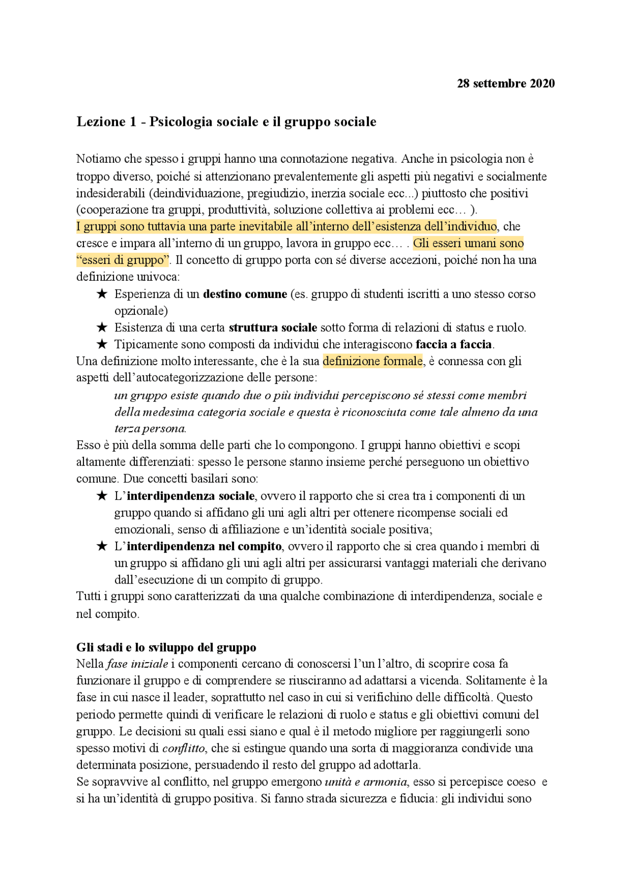 Lezione 1 Introduzione Docsity