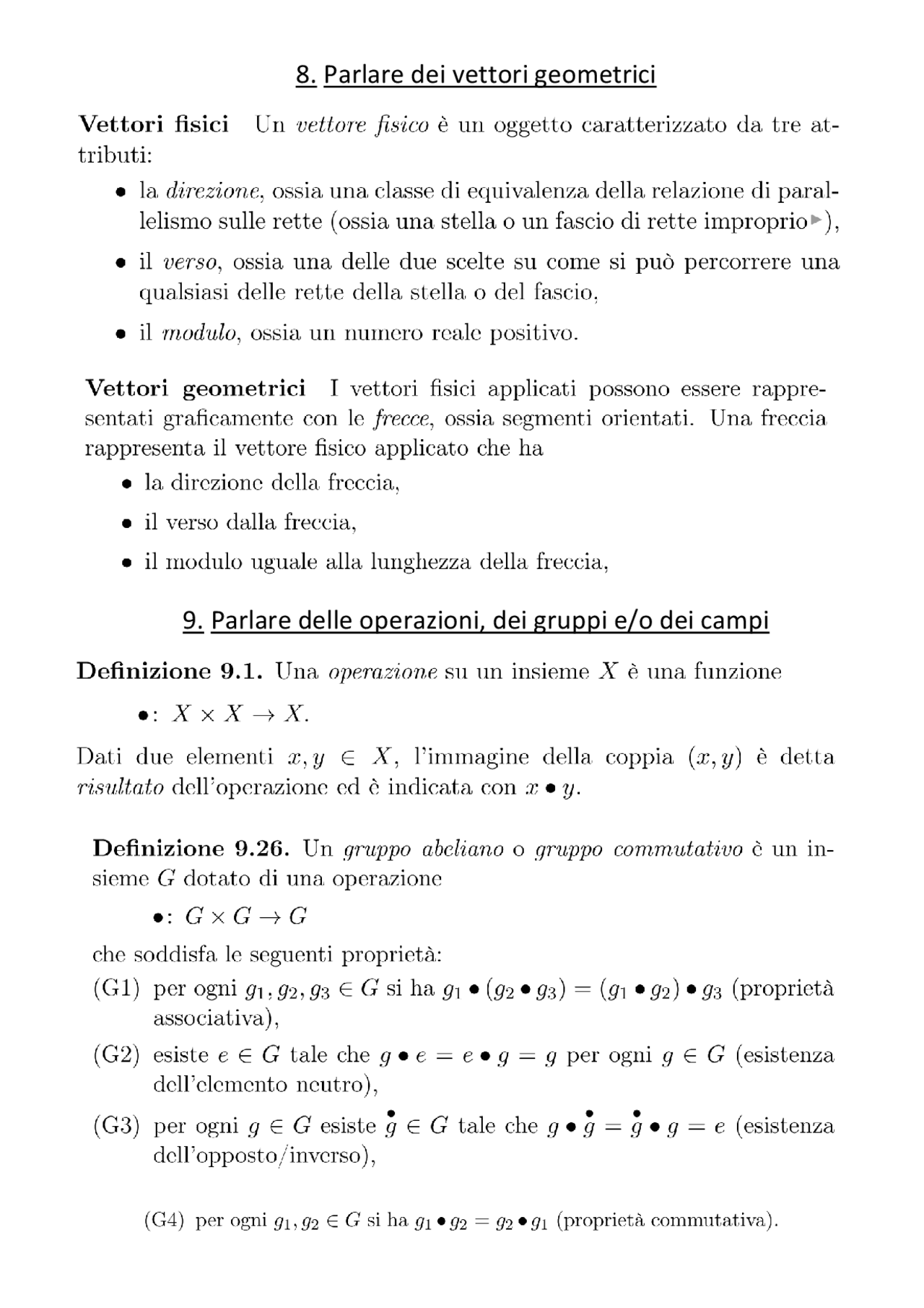 Geometria Risposte Aperte Aggiornato 2020 Docsity