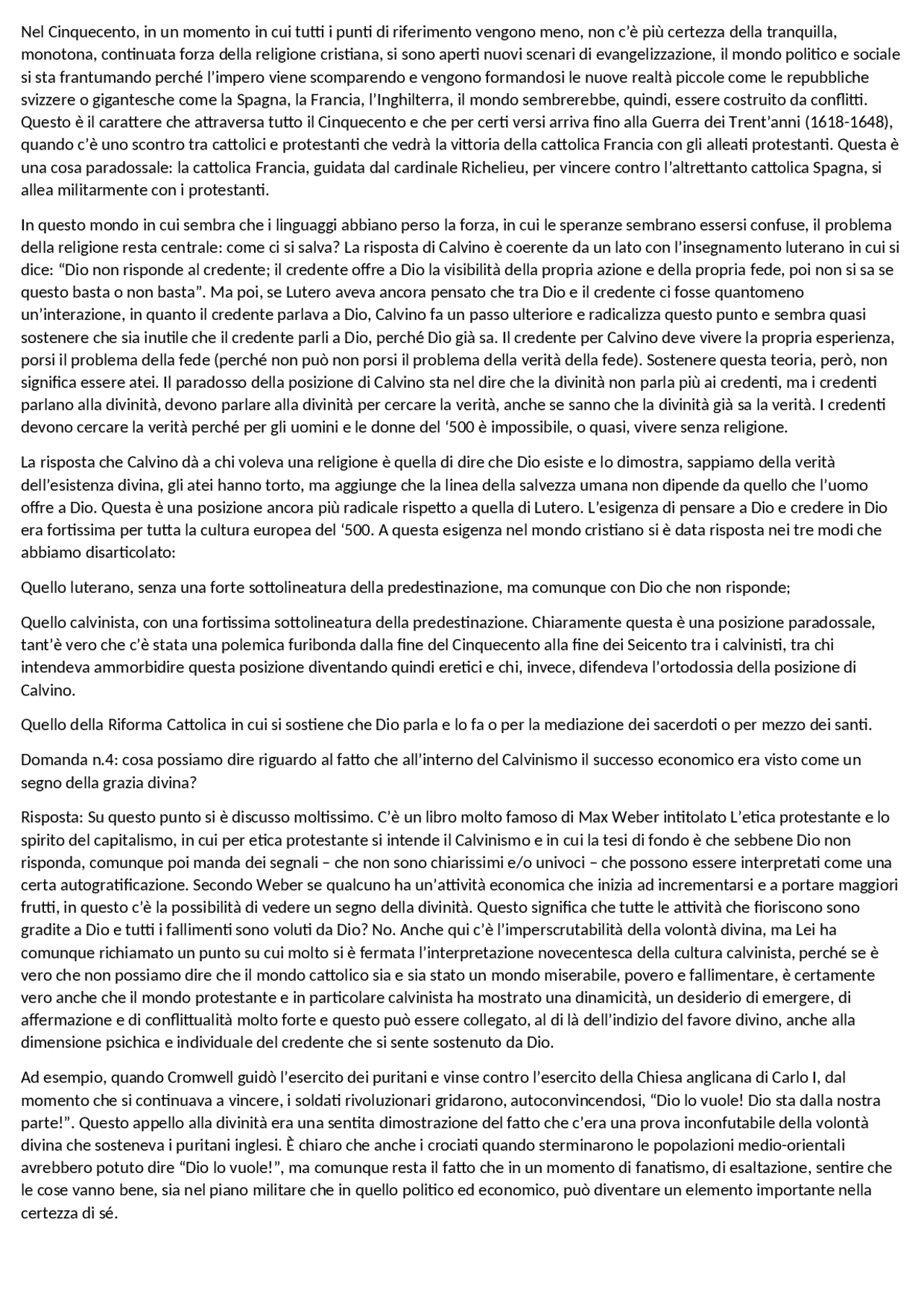 Lutero E La Riforma Luterana Docsity