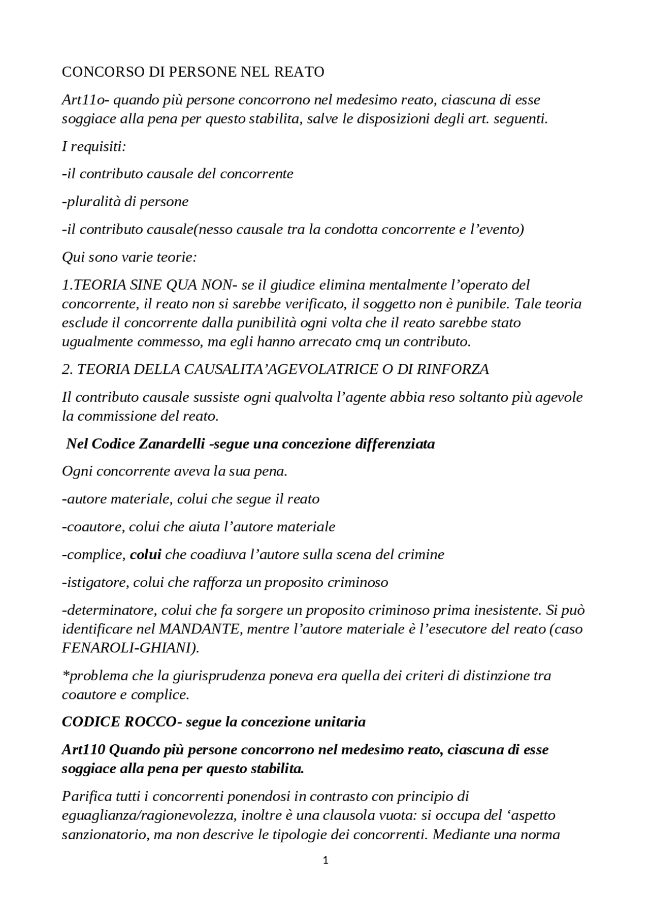 Corso Di Diritto Penale Parte Generale Manna Docsity