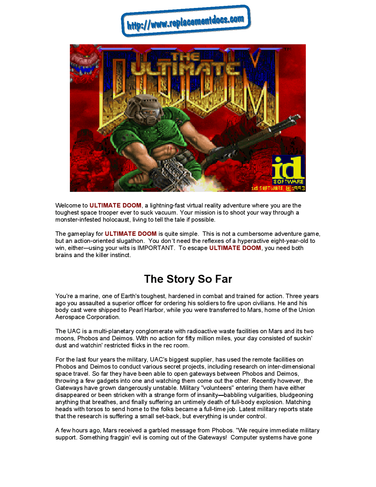 Ultimate doom manual pdf - Docsity