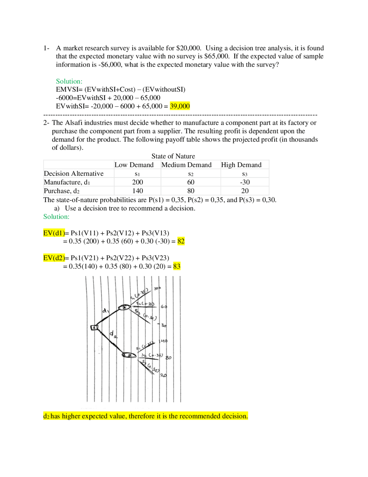 Quantitative Analysis Assign Docsity