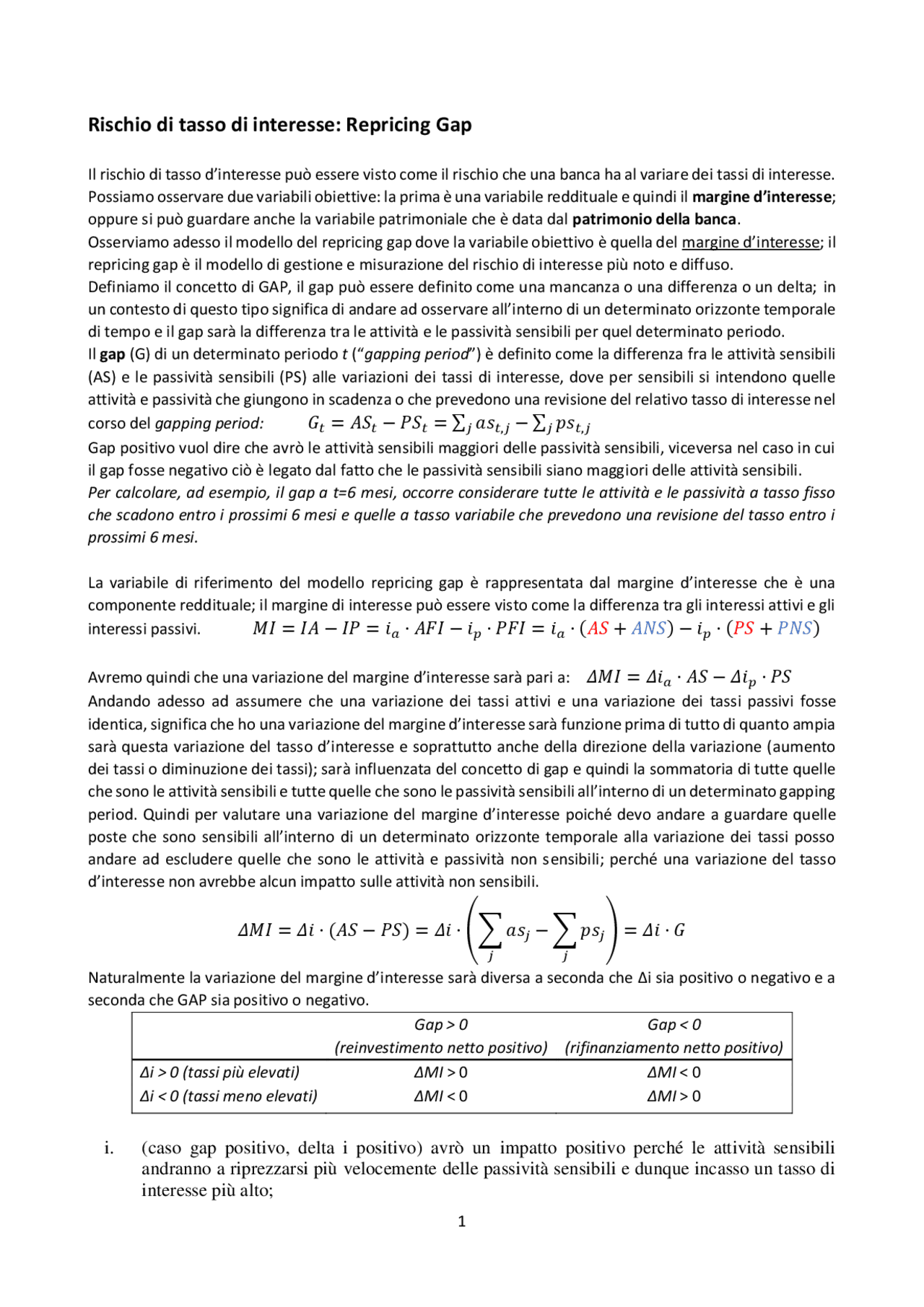 Risk Management (Antonio Pace e Marco Campo) | Appunti di Analisi del Rischio | Docsity