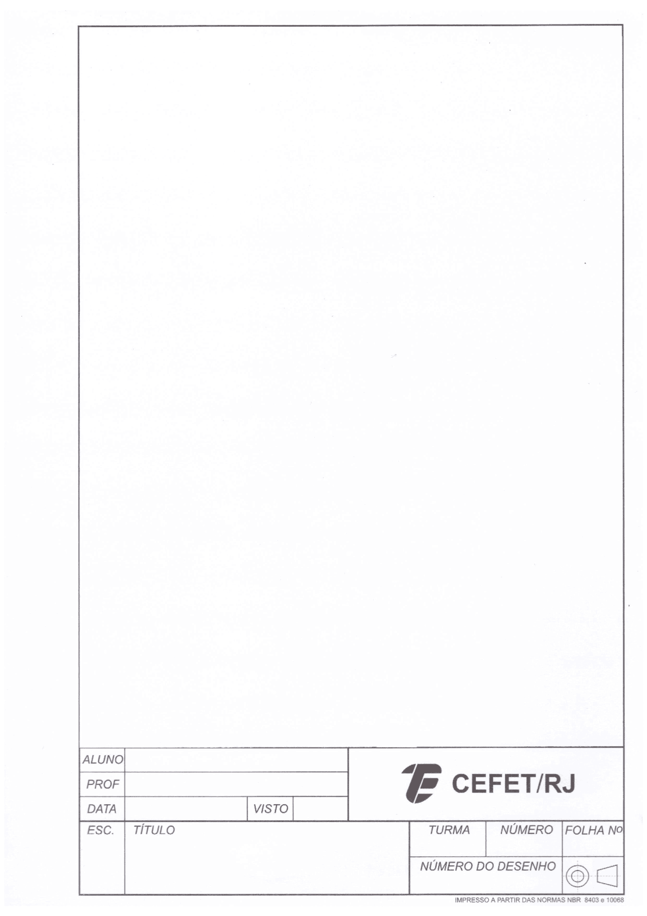 Folha desenho tecnico dcefet aula 12345566 - Docsity