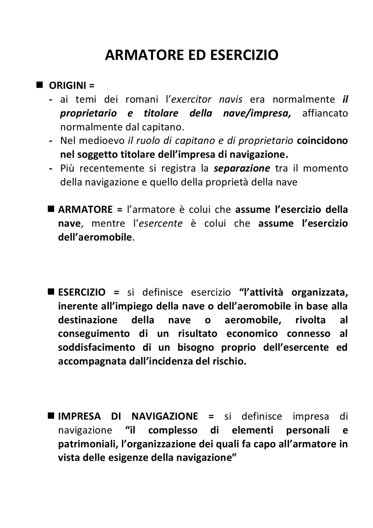 Diritto Navigazione 2 Docsity