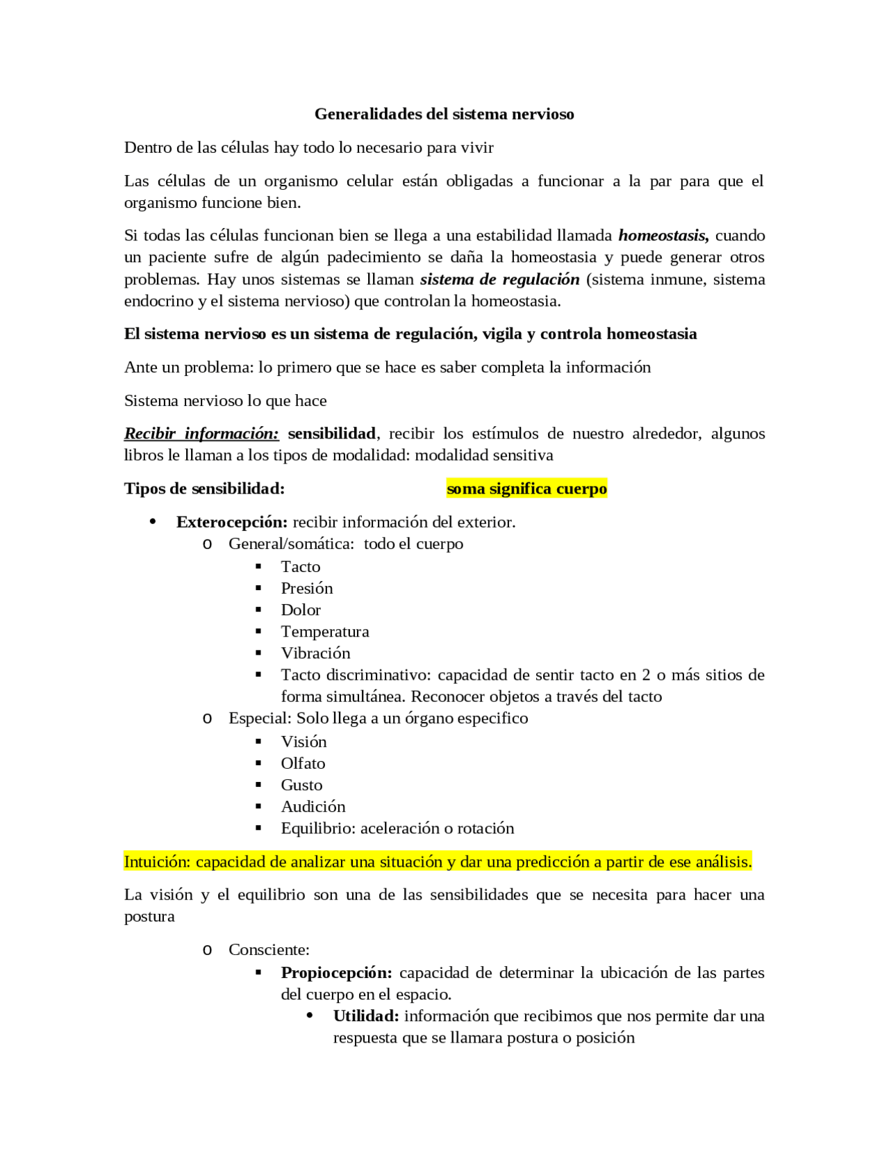 Principios Básicos De Neuroanatomía Apuntes De Neuroanatomía Docsity