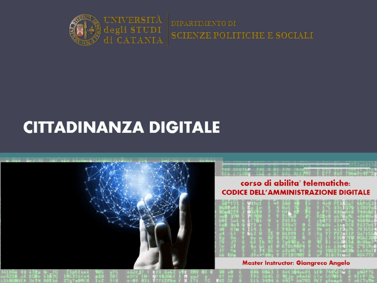 Slide cittadinanza digitale | Dispense di Elementi di Informatica | Docsity