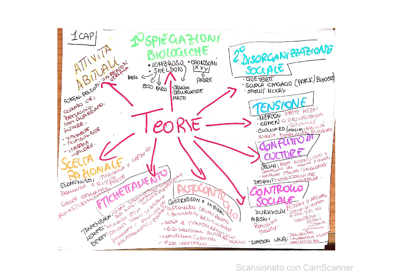 Schemi Di Sociologia Della Devianza Docsity