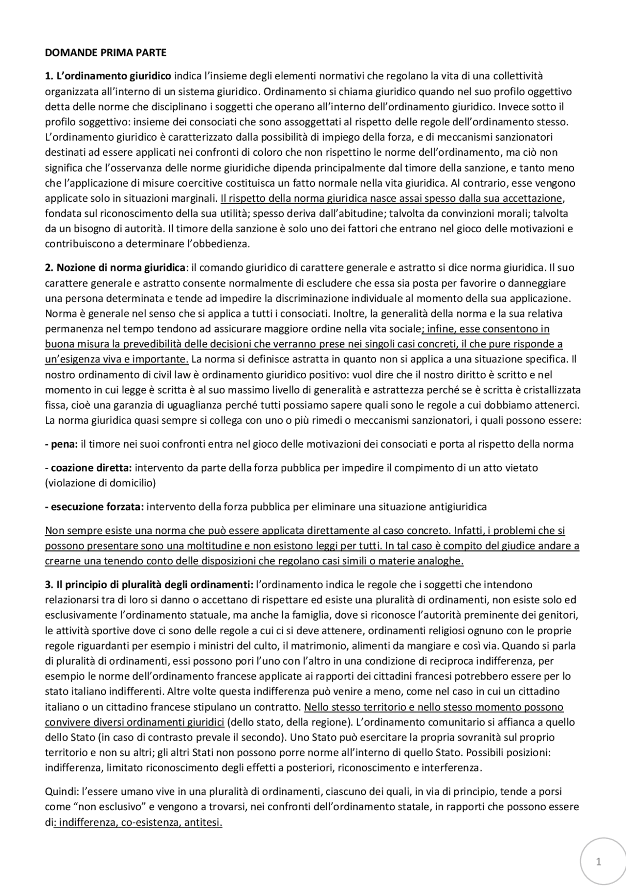 Risposte Esame Di Diritto Privato Docsity