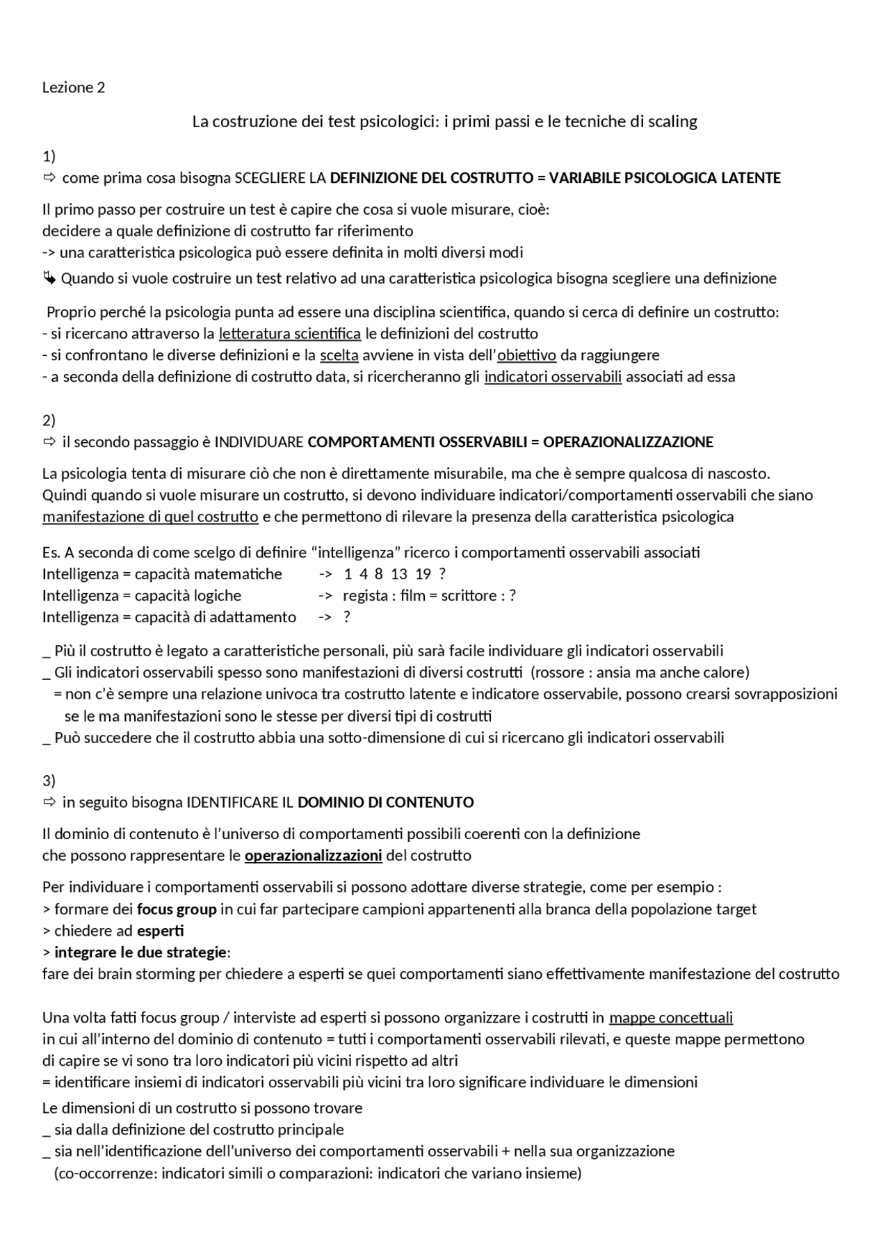 TEORIA E TECNICA PSICOMETRICA: La costruzione dei test psicologici, i ...