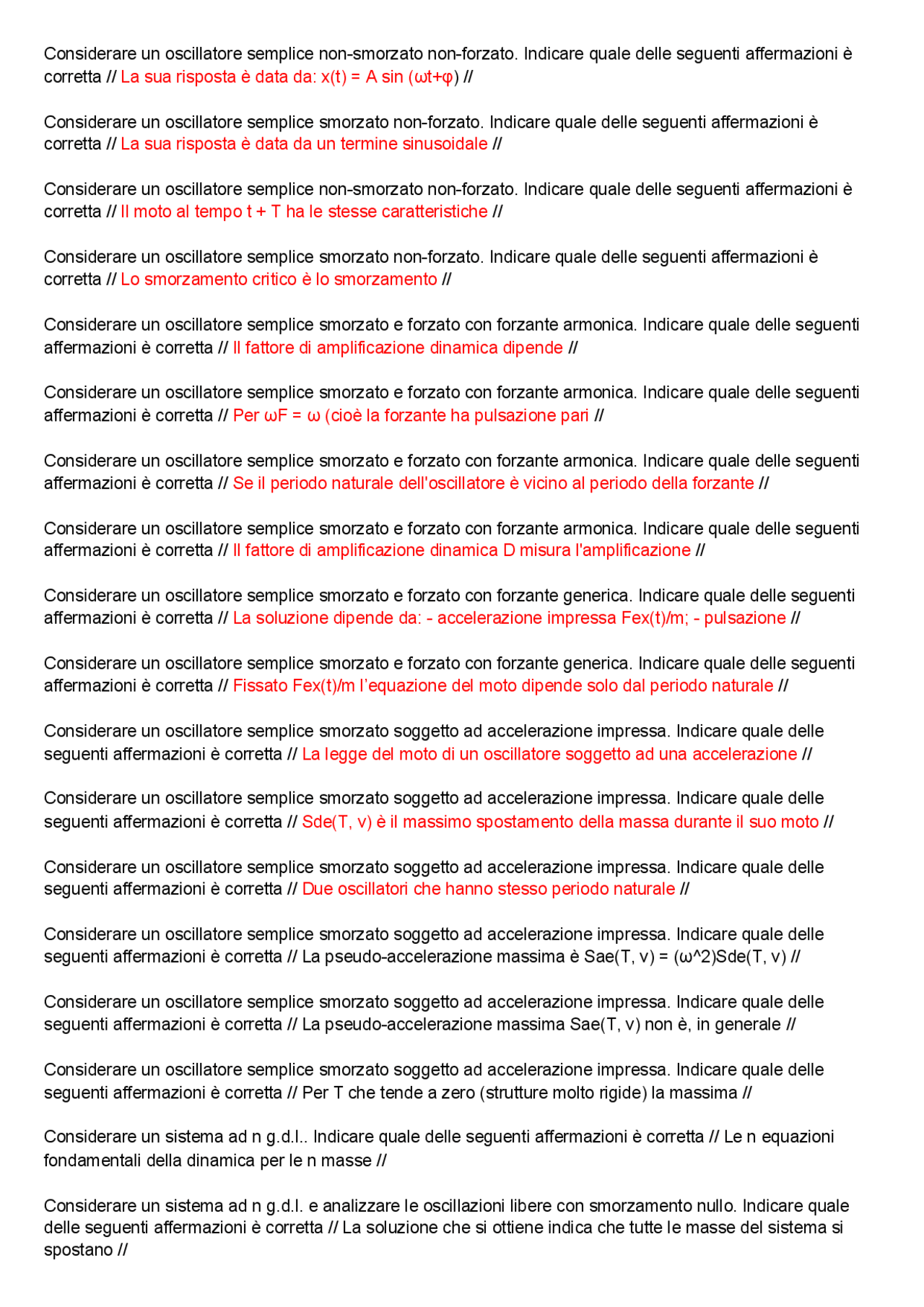 Set Teorie delle Strutture domande multiple svolte - Ruzziconi Laura | Panieri di Teoria E ...