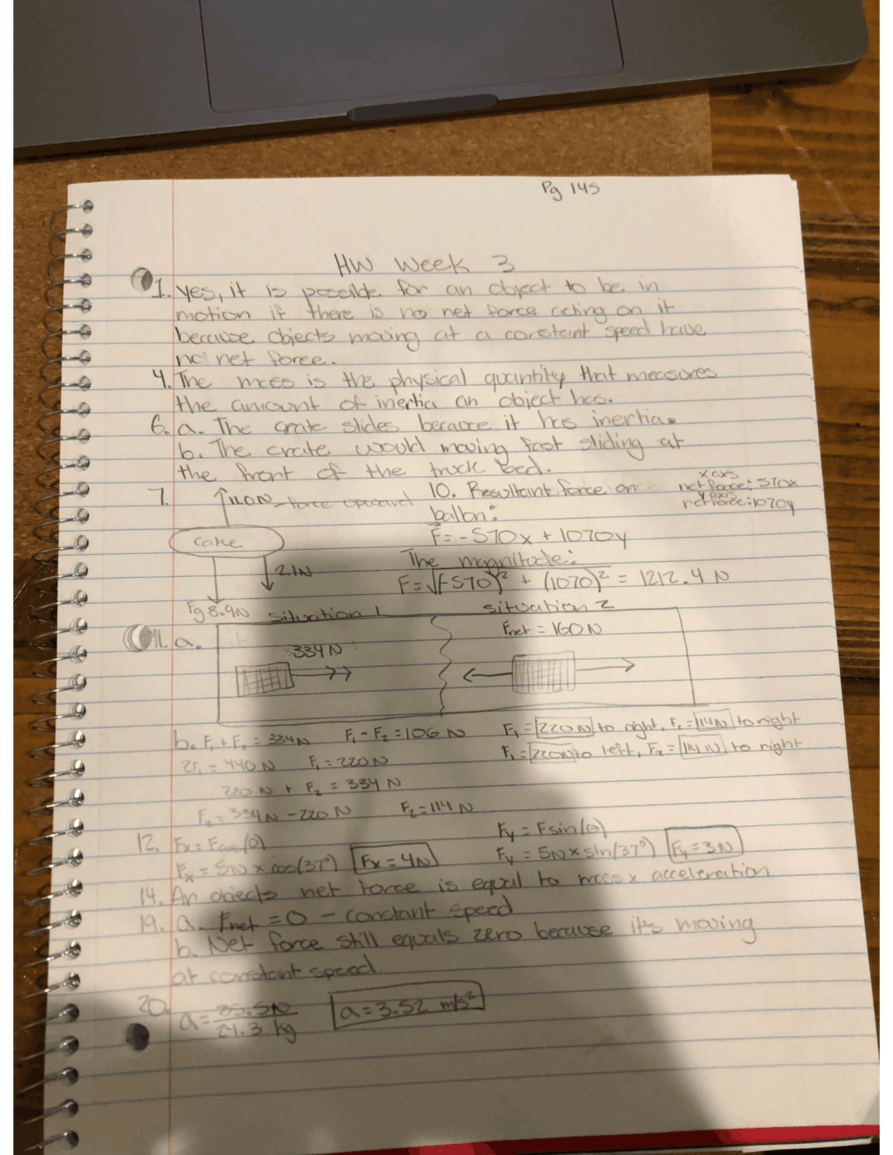 Physics Homework from Holt Mcdougal - Docsity