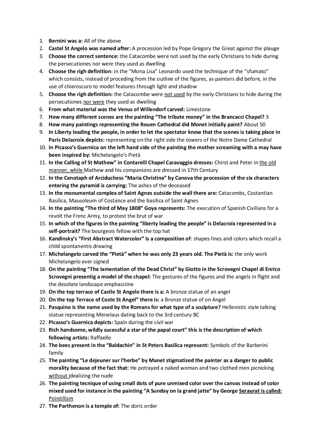 Introduction To History Of Arts And Visual Education Docsity