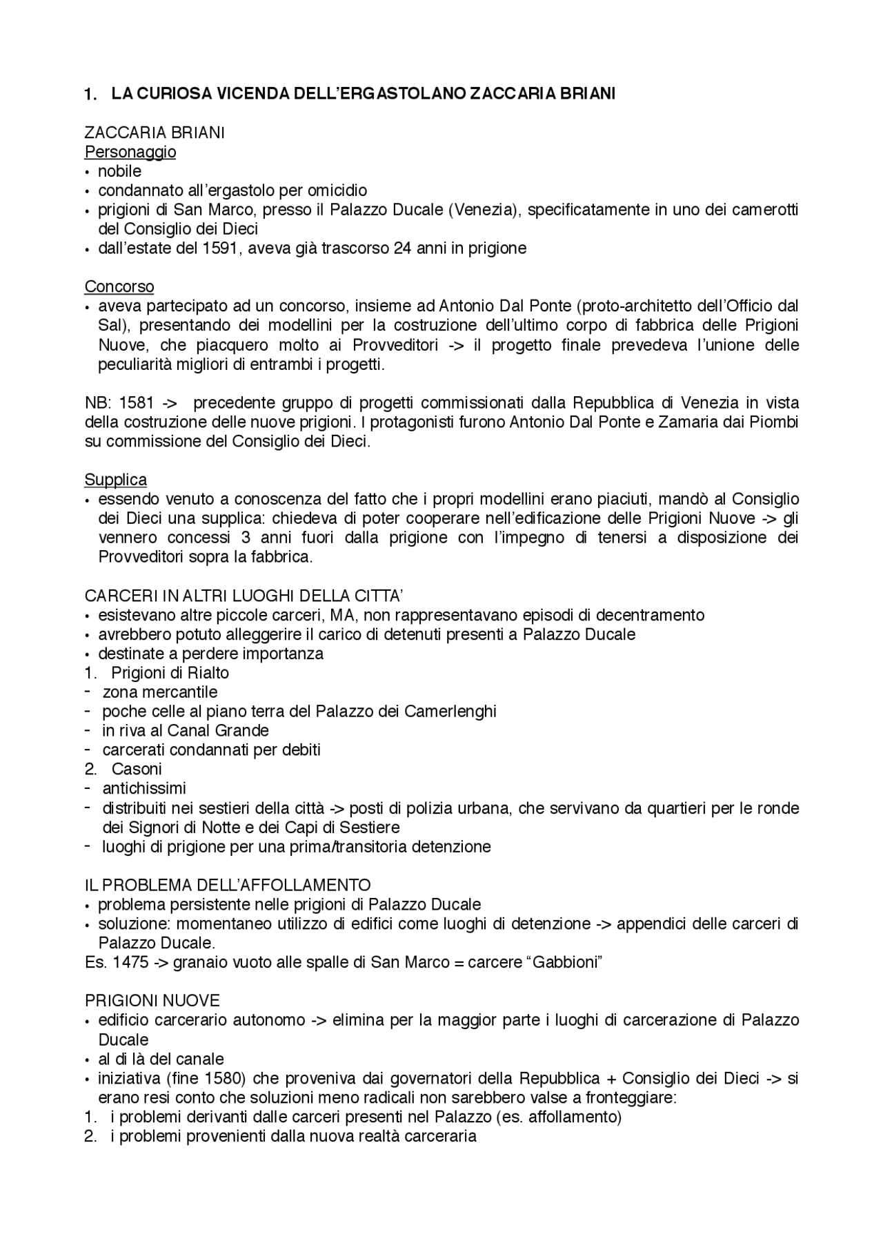 Le Prigioni Di Venezia Docsity