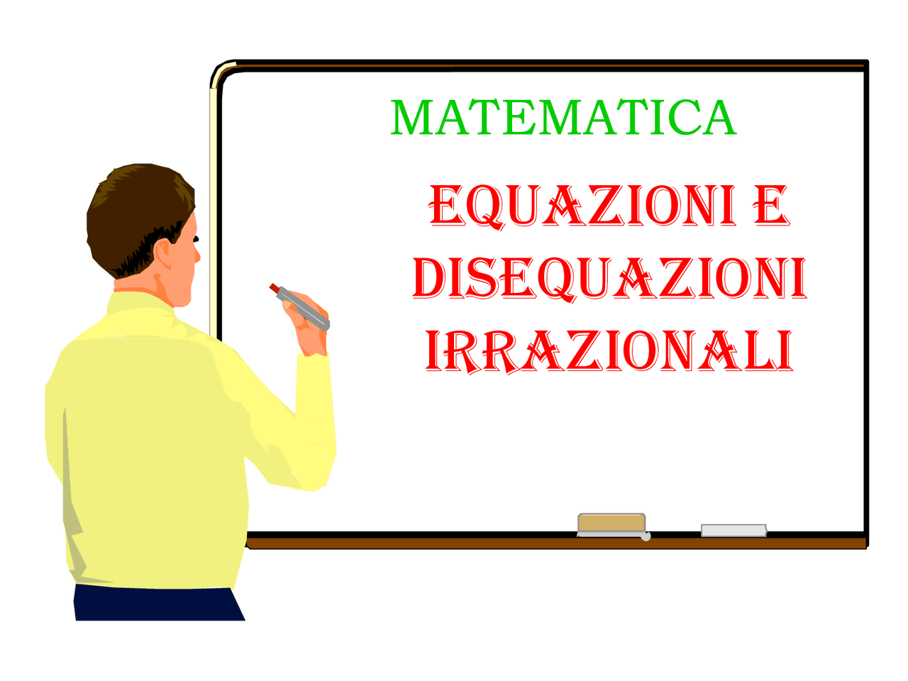 Equazioni E Disequazioni Irrazionali Docsity