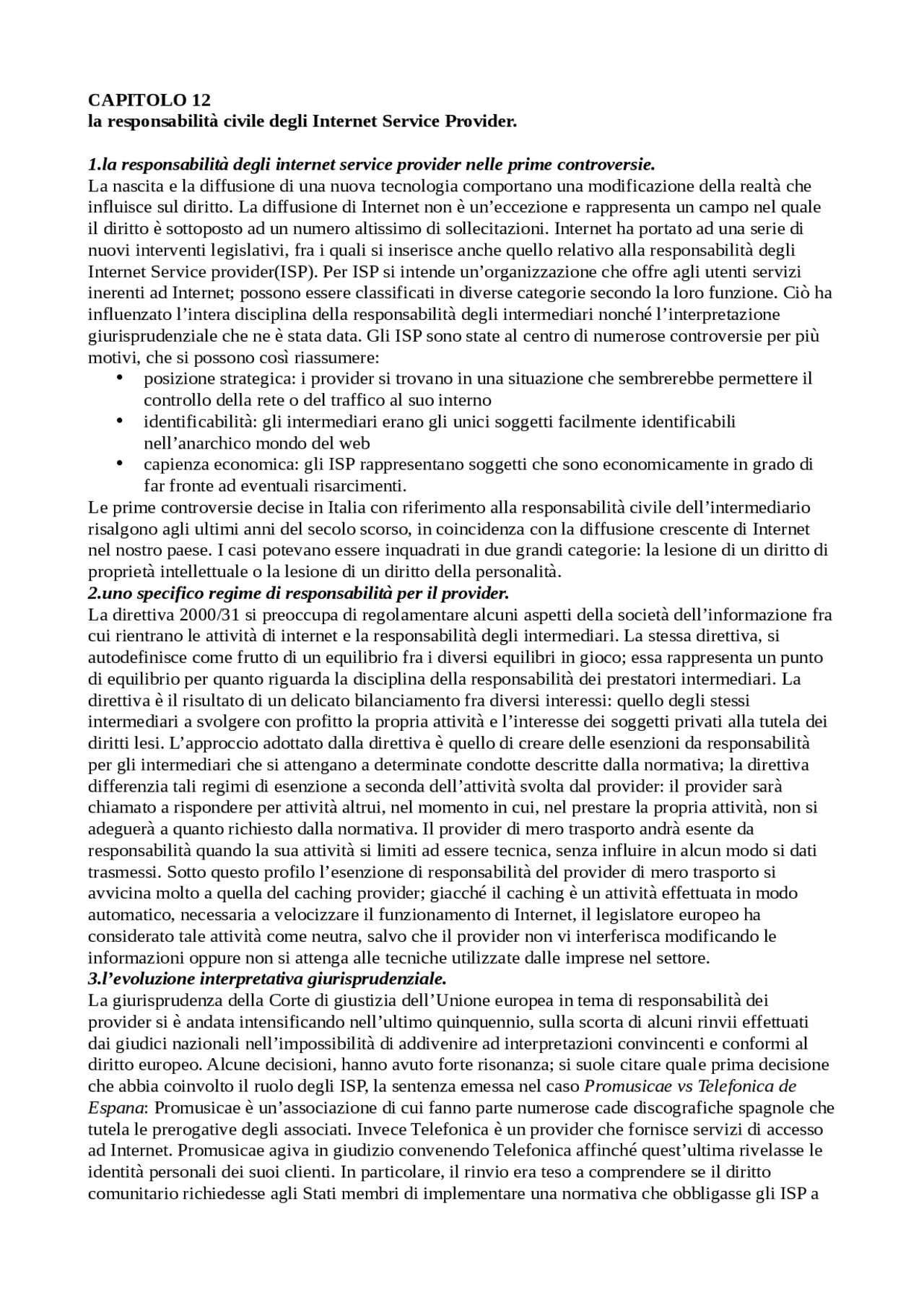 Il Diritto Dellera Digitale Appunti Di Computer Science Docsity