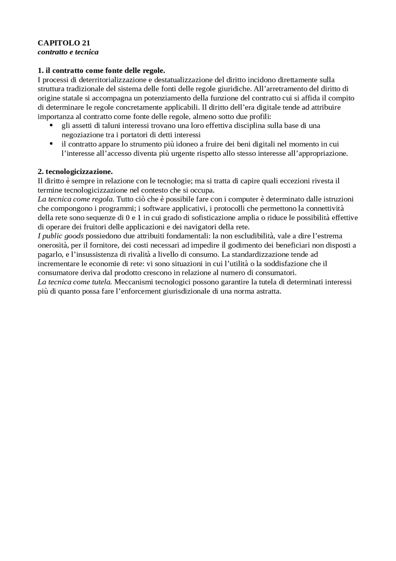 Il Diritto Dellera Digitale Docsity
