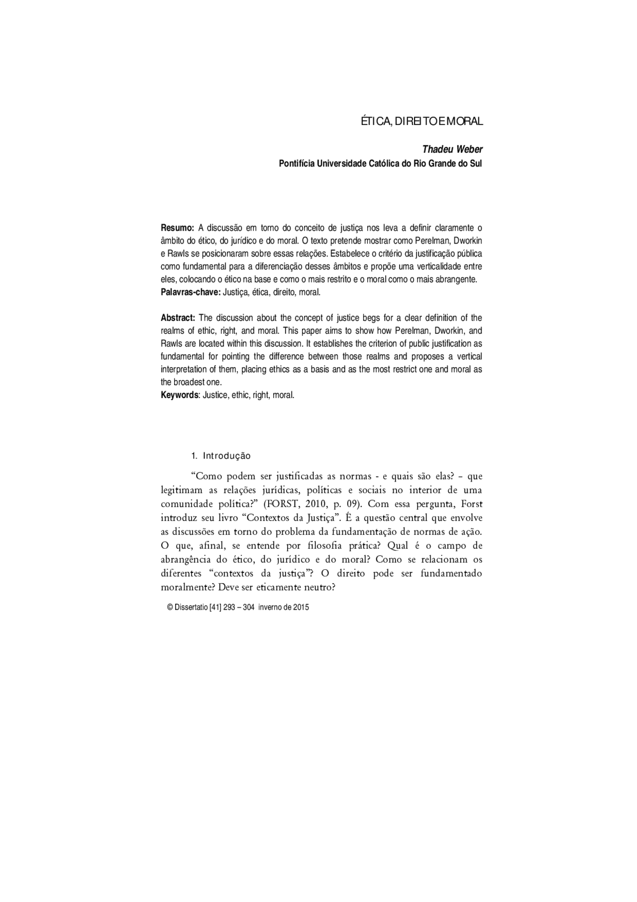 Ética Direito E Moral Docsity