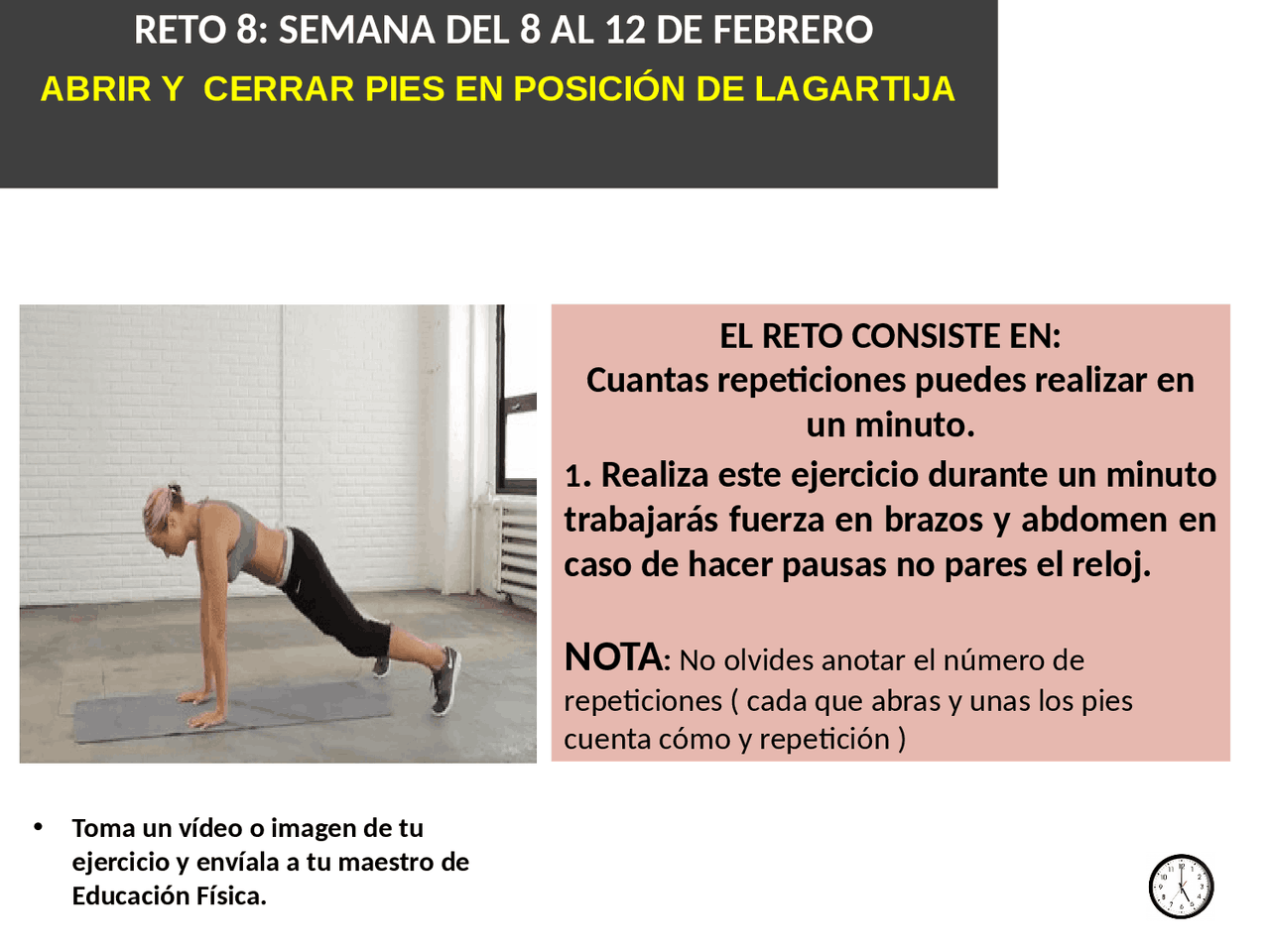 Actividad de educación física - Docsity