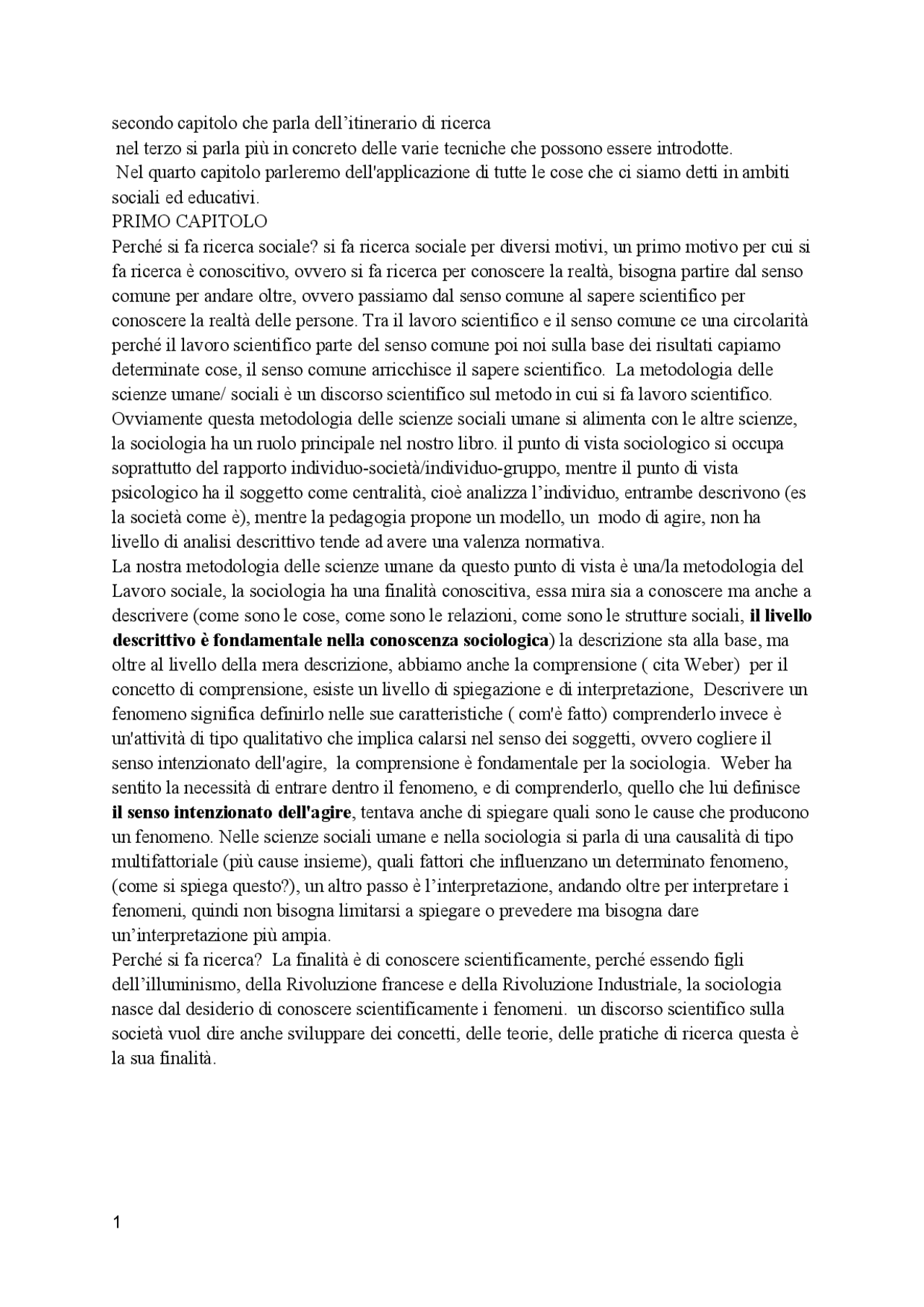 Appunti Libro Metodologia Nella Ricerca Nei Contesti Socio Educativi