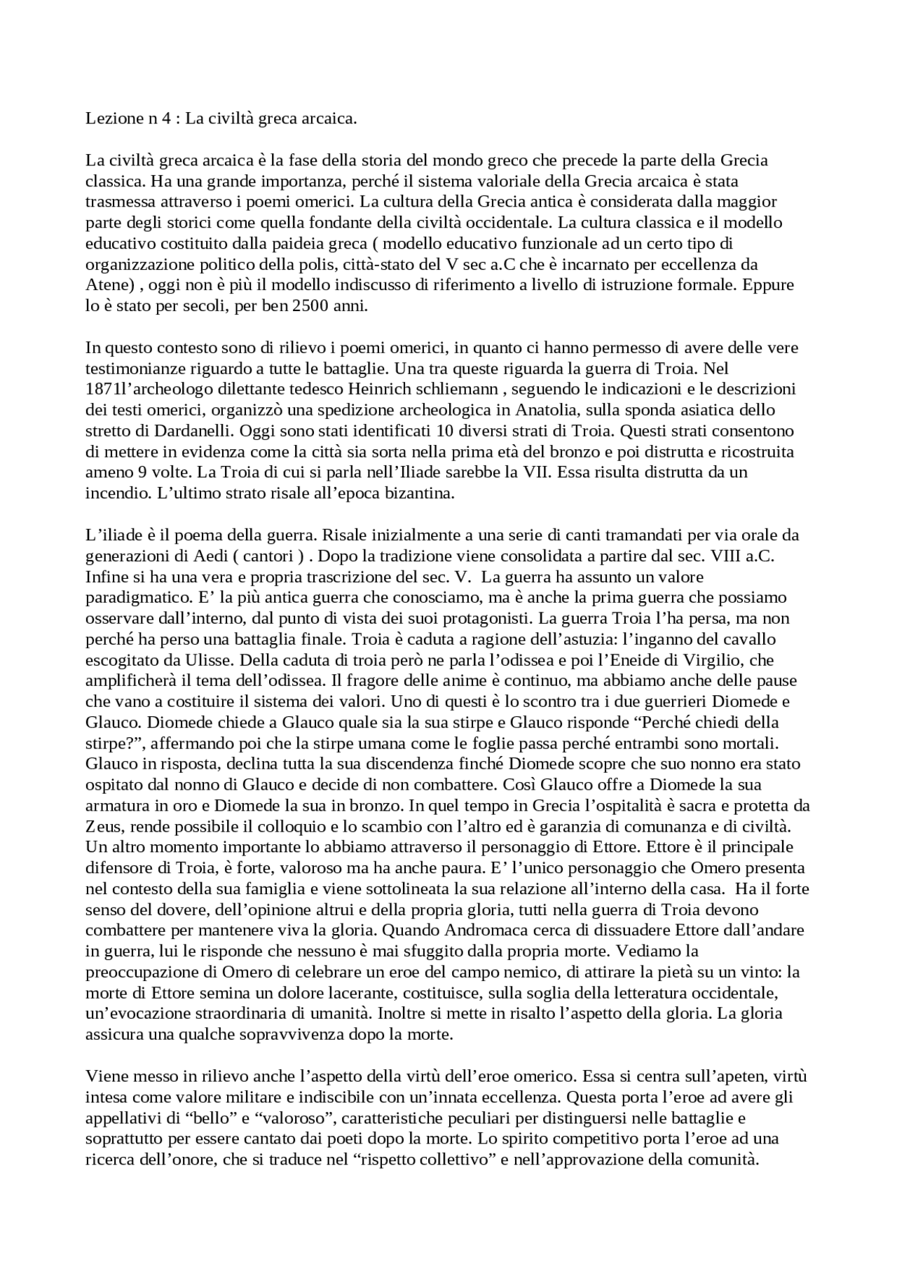 Storia Dei Processi Formativi Docsity