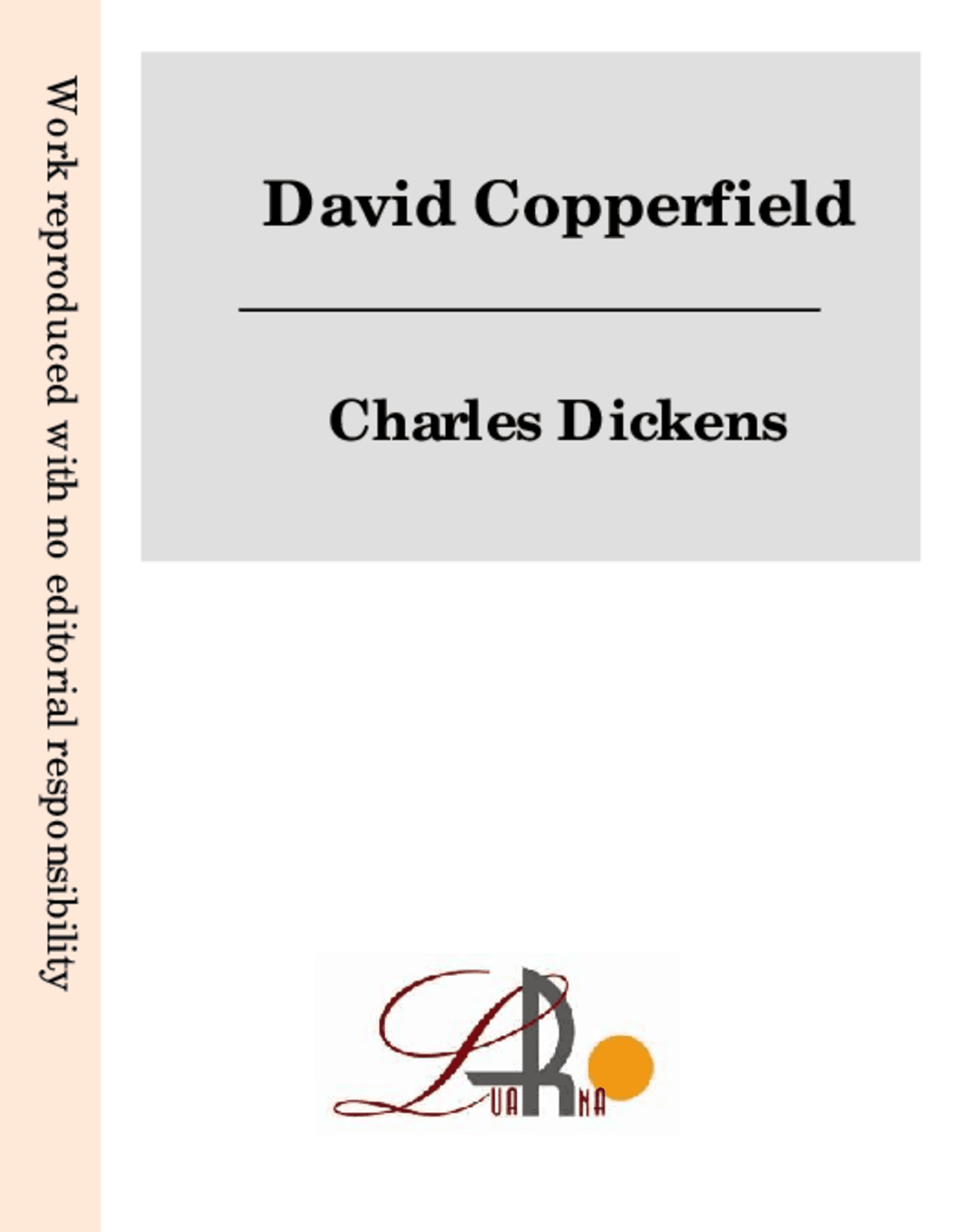David Copperfield Read For To Learn English Docsity