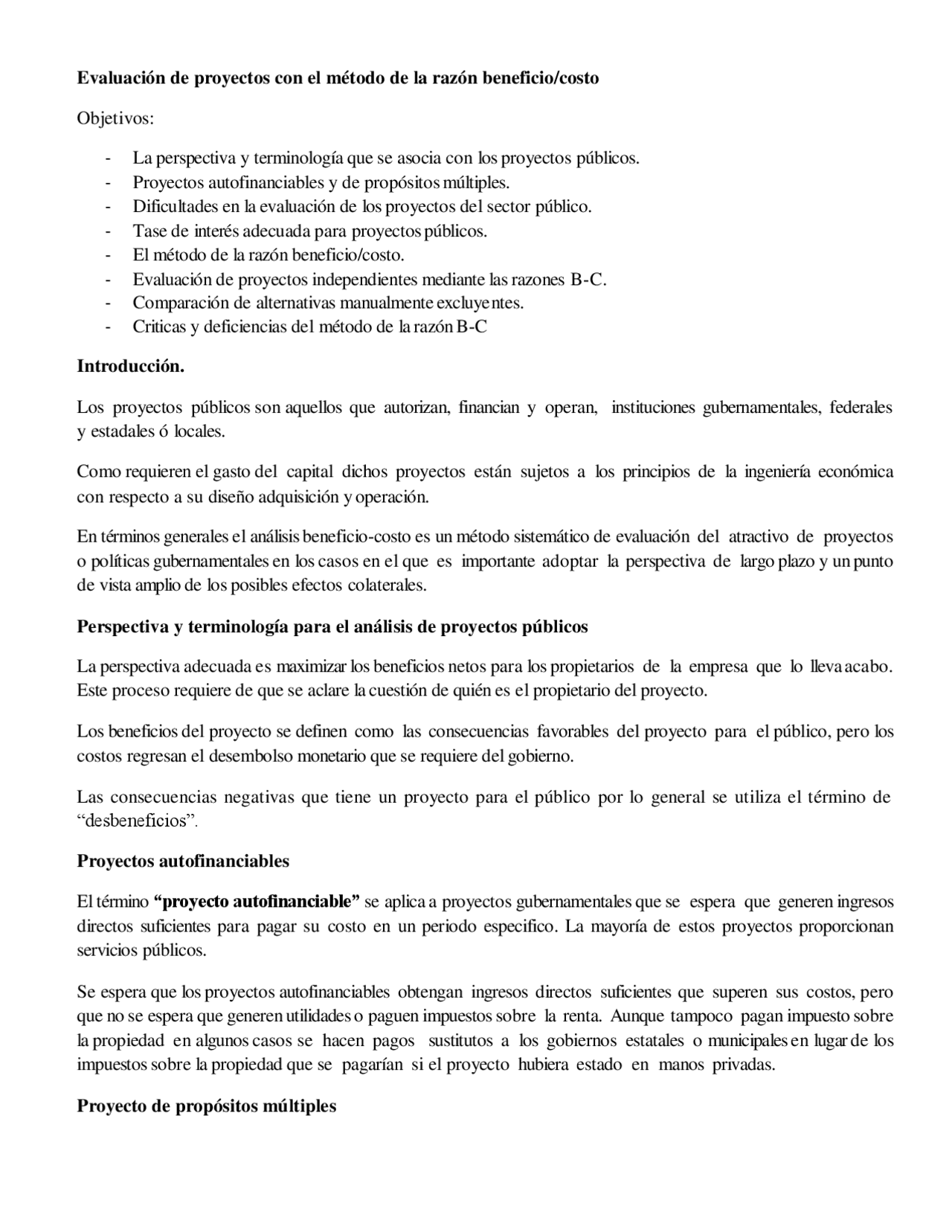Relacion beneficio costo Concepto | Apuntes de Contabilidad | Docsity