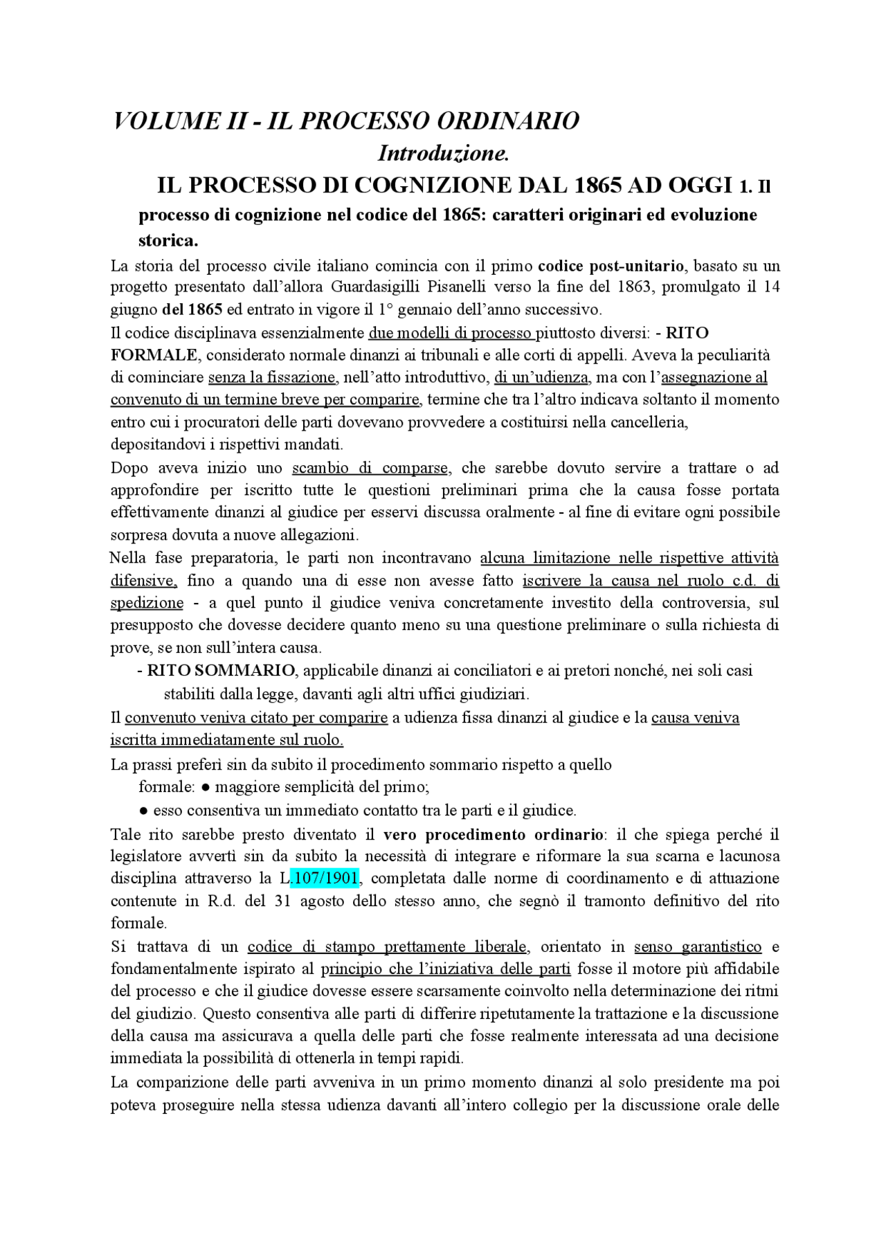 Balena Istituzioni Di Diritto Processuale Civile” Volume 2 Dispense