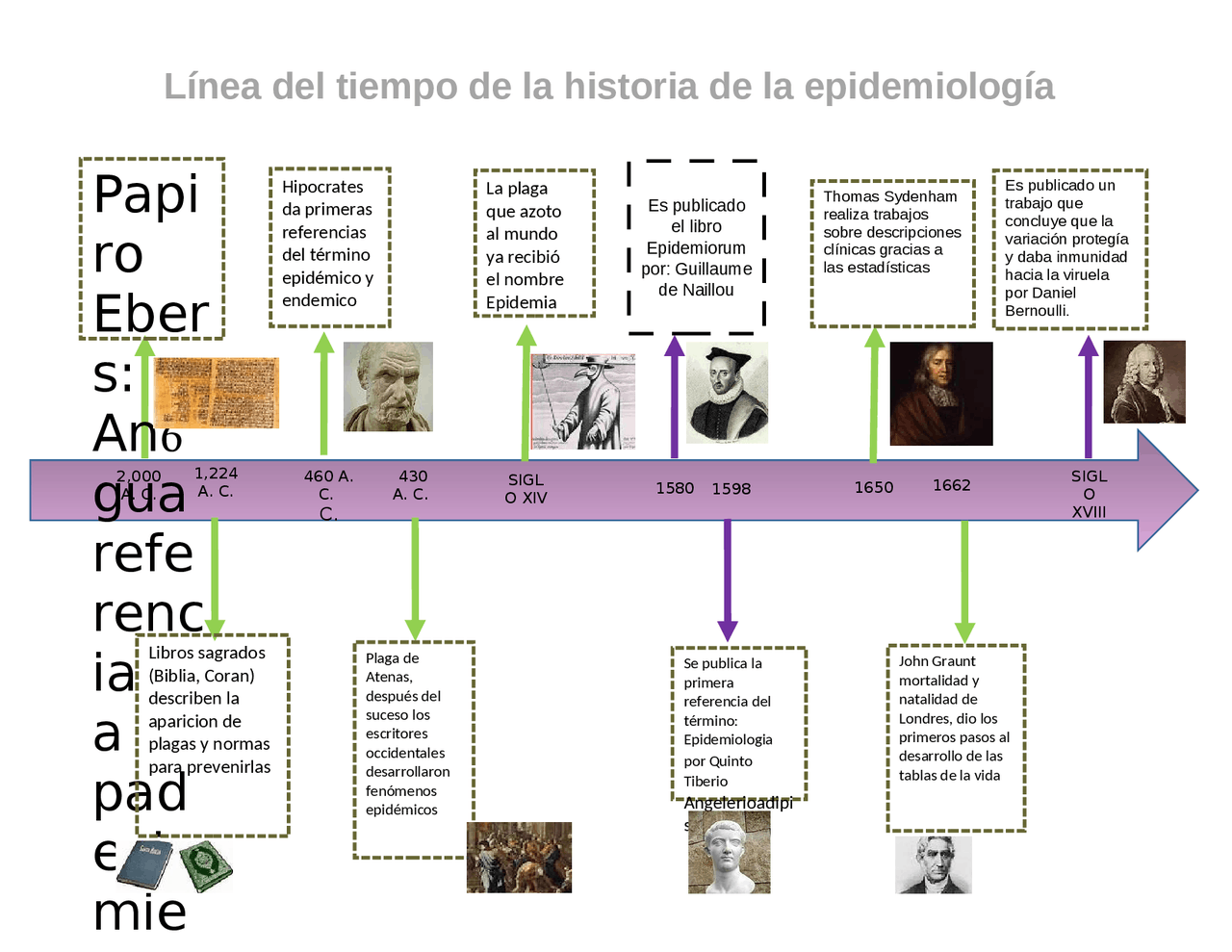 Linea De Tiempo De Epidemiologia Apuntes De Ciencias De La Tierra Y