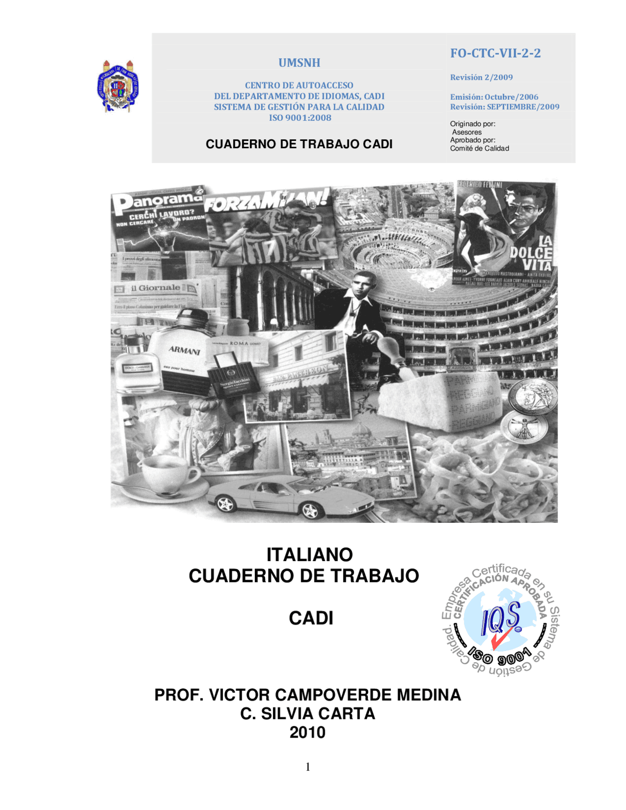 Método CDET CADI Italiano - Docsity