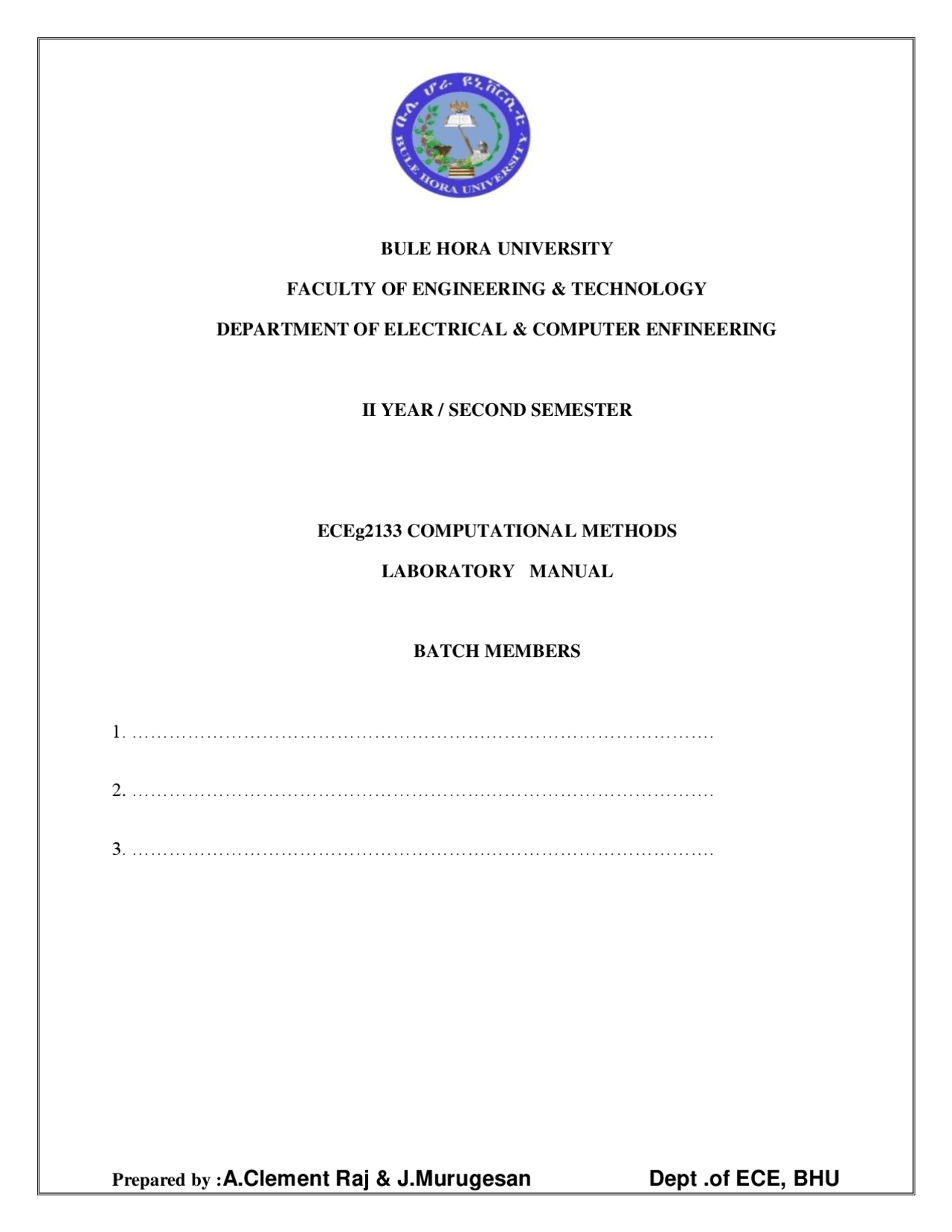 Computational Methods Manual Docsity