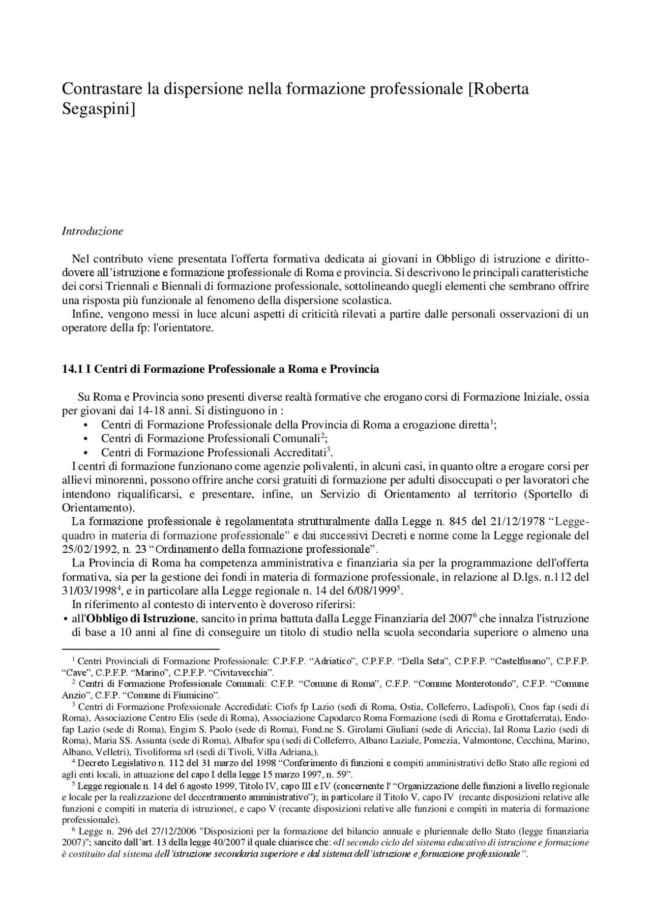 Contrasto Alla Dispersione Scolastica Docsity