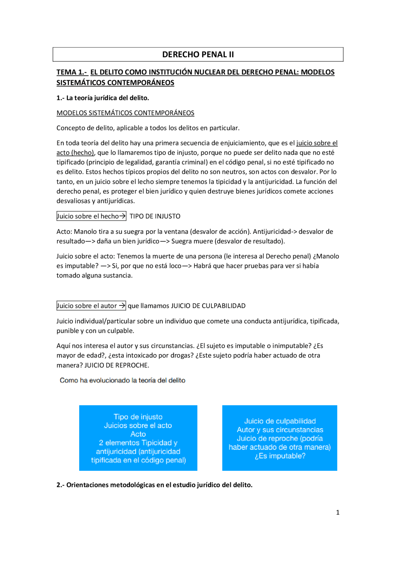 Apuntes Tema 1 8 Dret Penal Ii Docsity