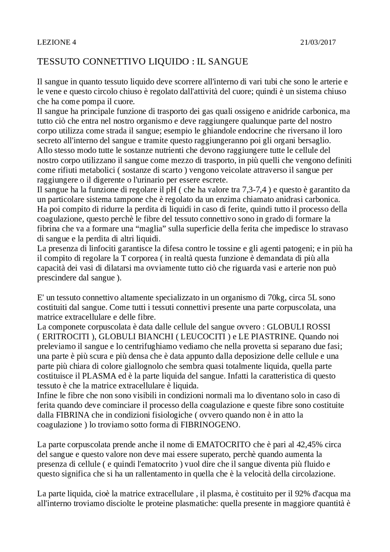 Lezione 4 Anatomia Farmacia Docsity