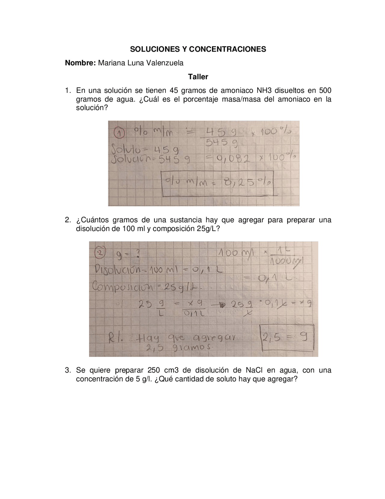 EJERCICIOS SOLUCIONES - Docsity