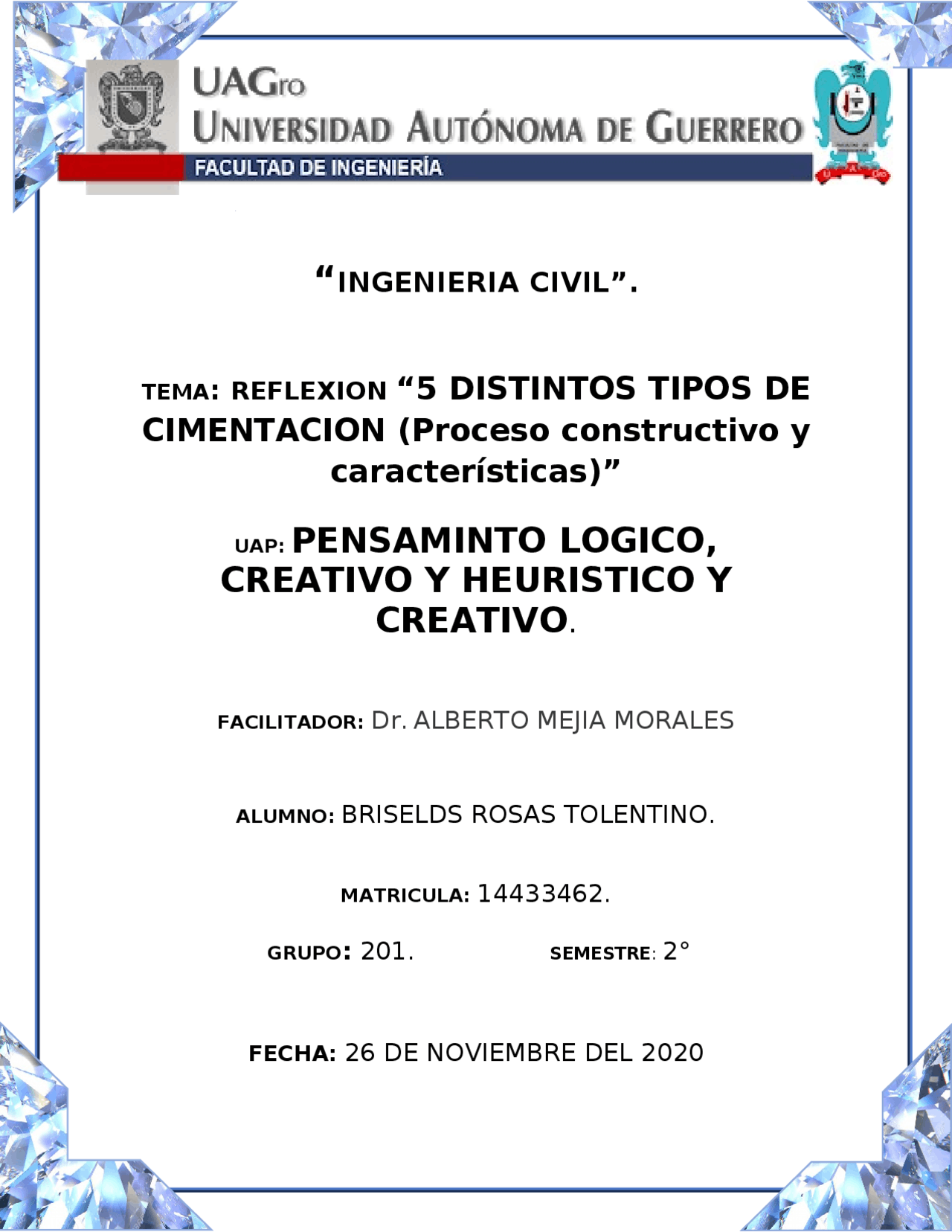 Pensamiento Lógico Reflexion Docsity