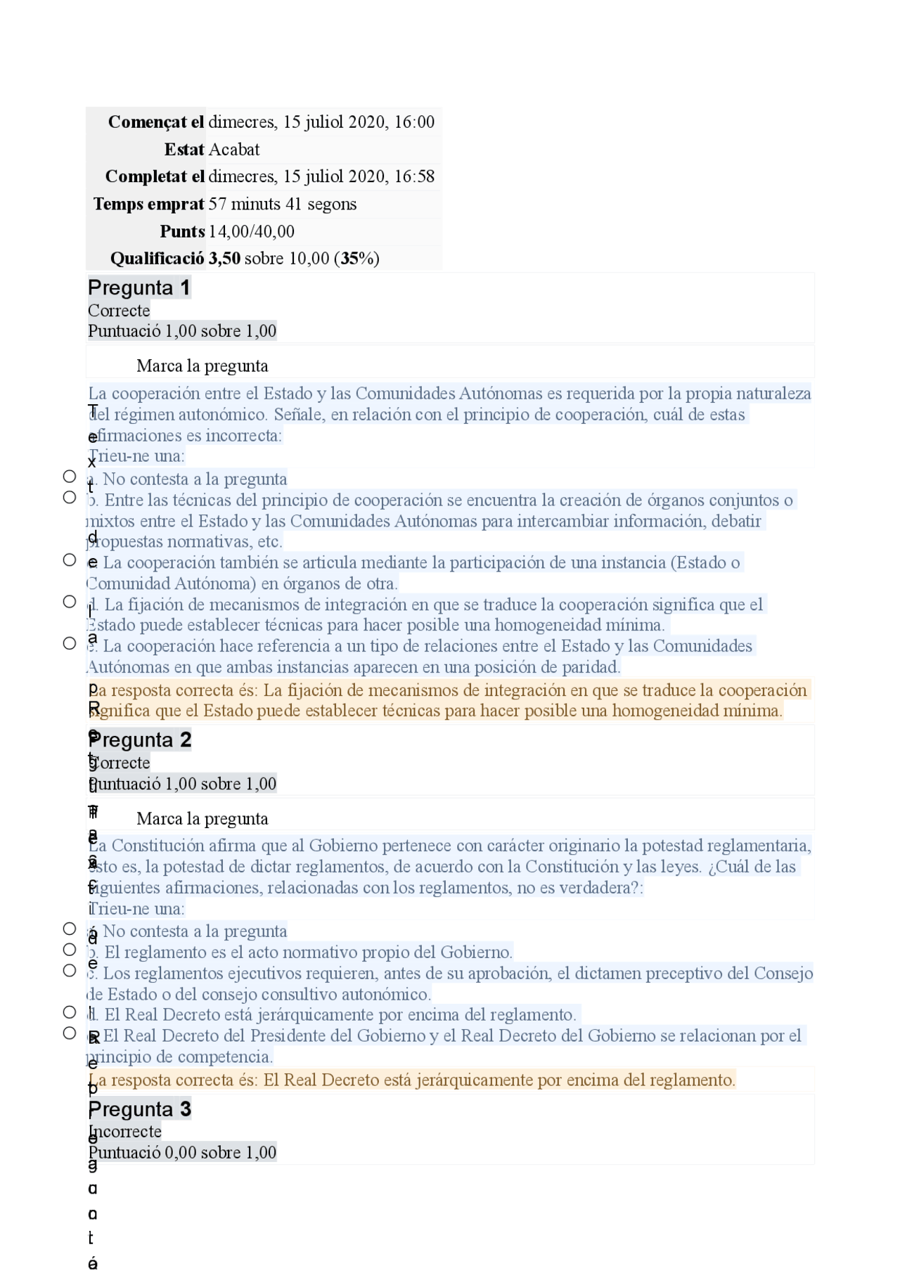 Examen Derecho Constitucional Iii Docsity