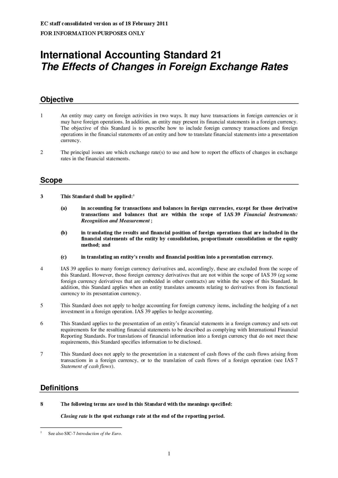 Ias 21 full text official - Docsity
