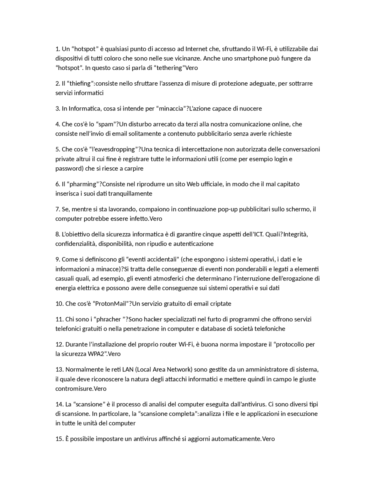 Risposte Eipass Modulo4 - Docsity
